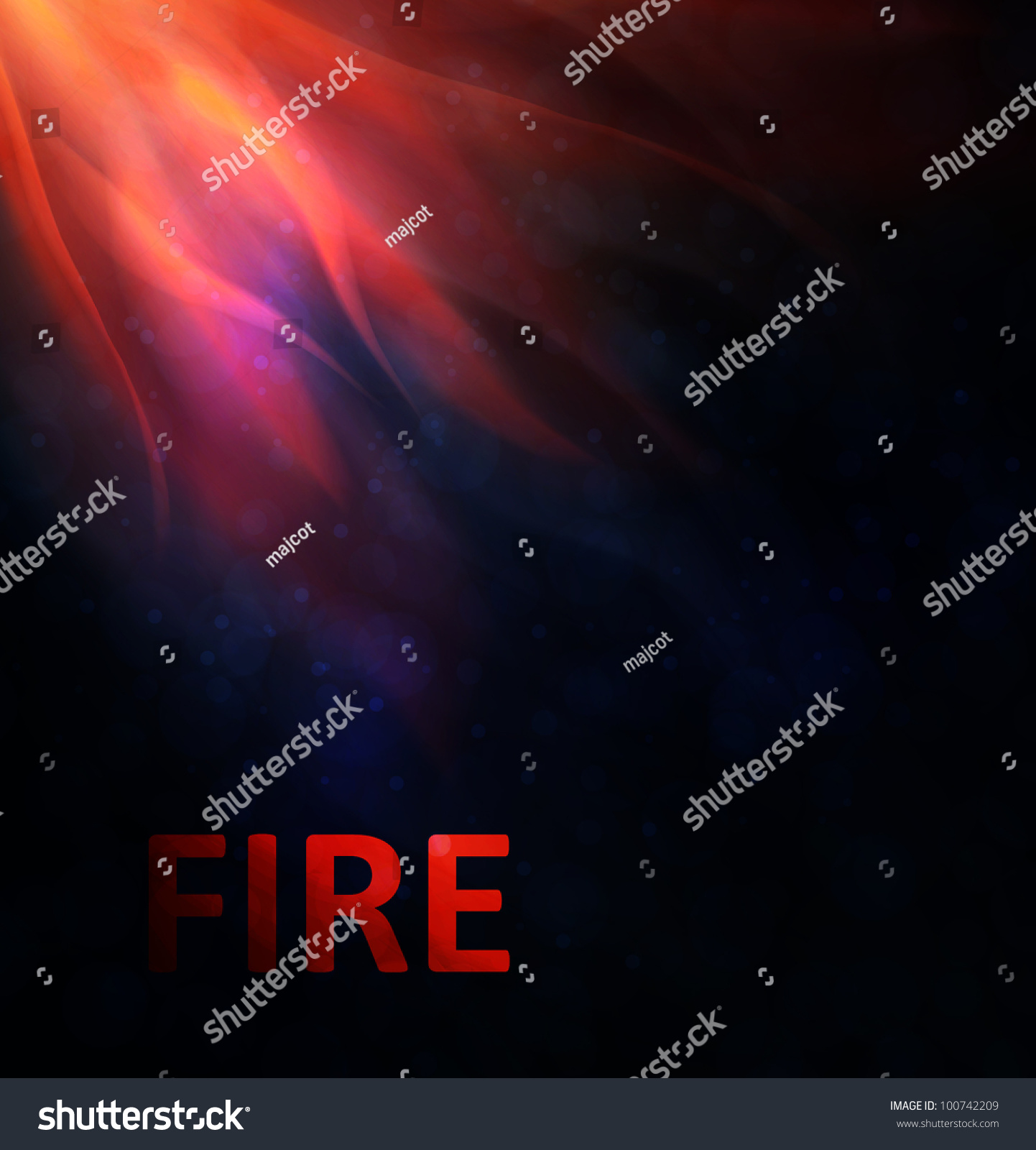 Fire Background Abstract Vector Illustration Eps10 Stock Vector ...