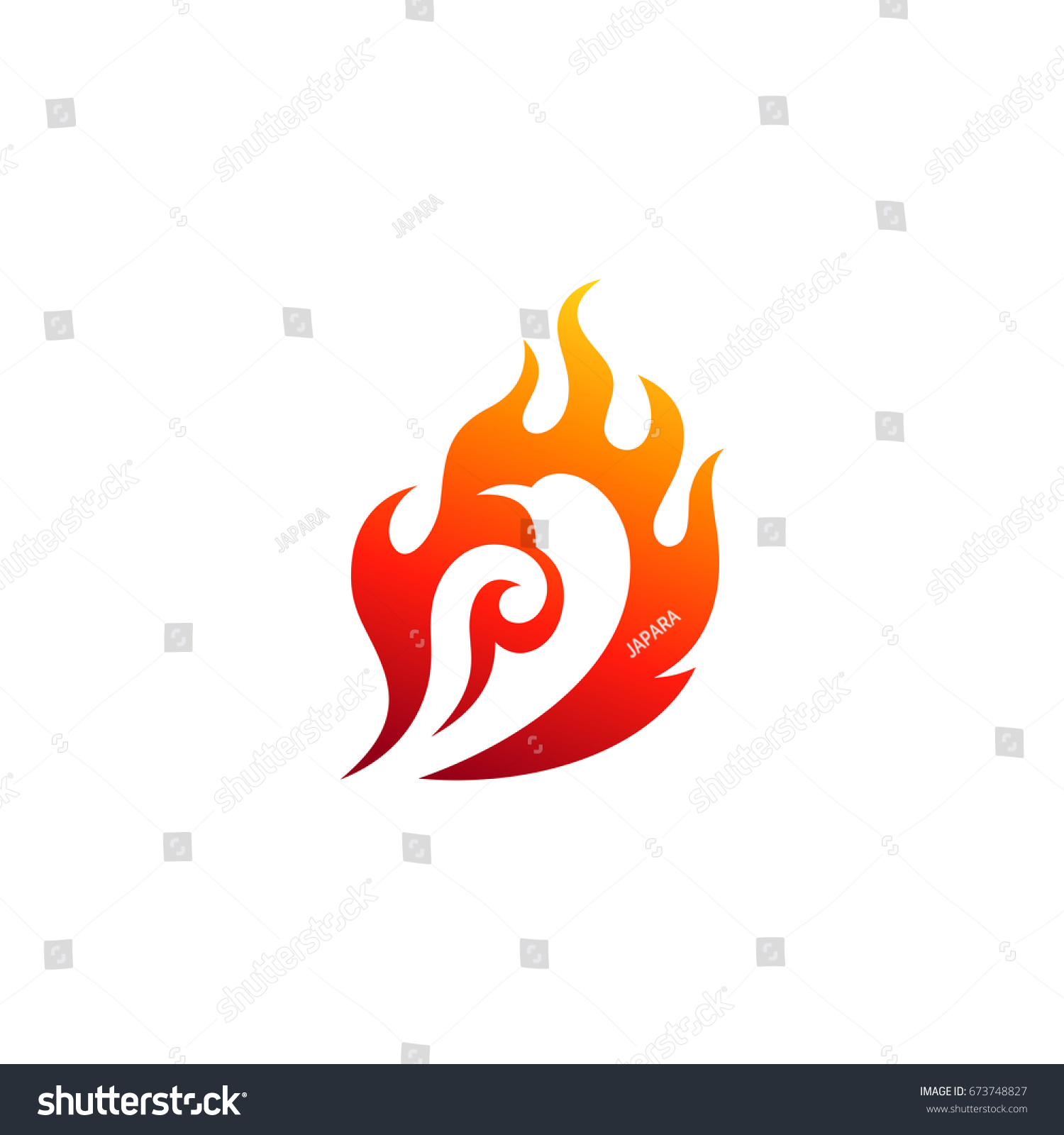 Fire Bird Logo Design Fire Bird Stock Vector (Royalty Free) 673748827 ...