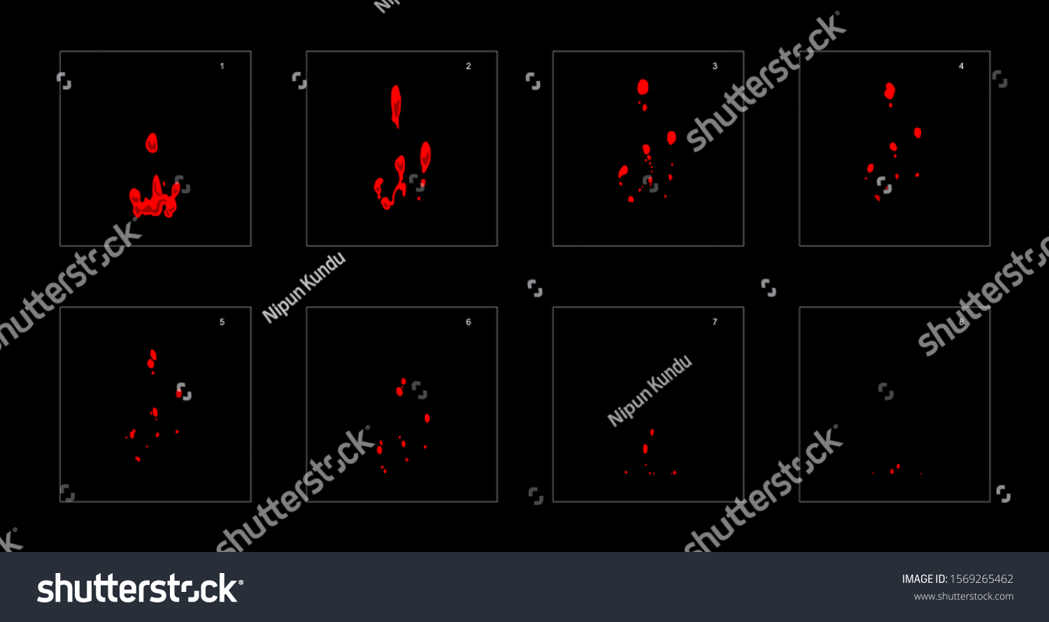 Fire Bubble Drop Frame By Frame Stock Vector (Royalty Free) 1569265462 ...