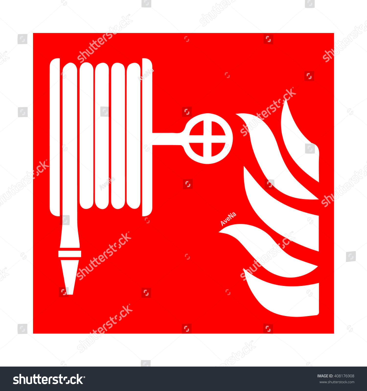 Fire Emergency Icons Vector Illustration Stock Vector (Royalty Free ...