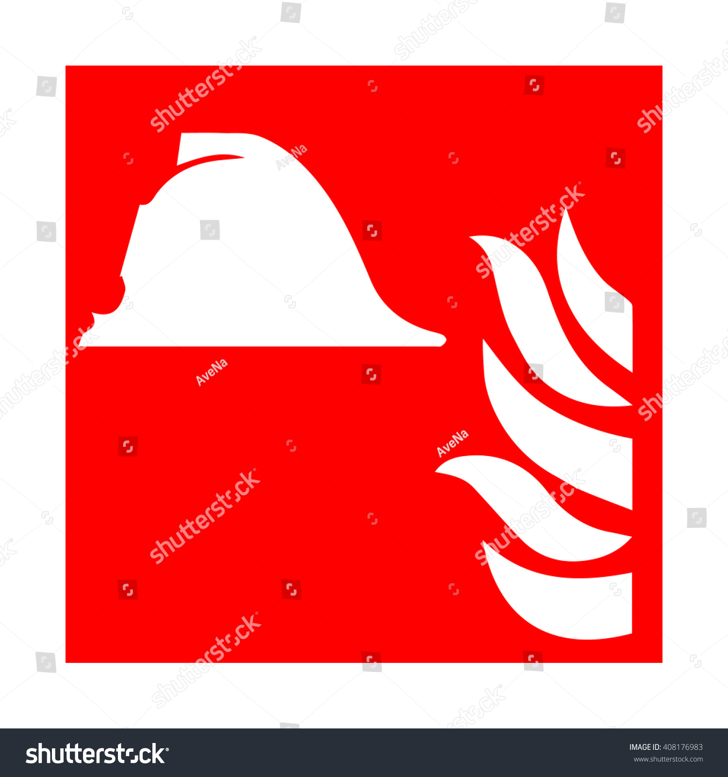 Fire Emergency Icons Vector Illustration Stock Vector (Royalty Free ...