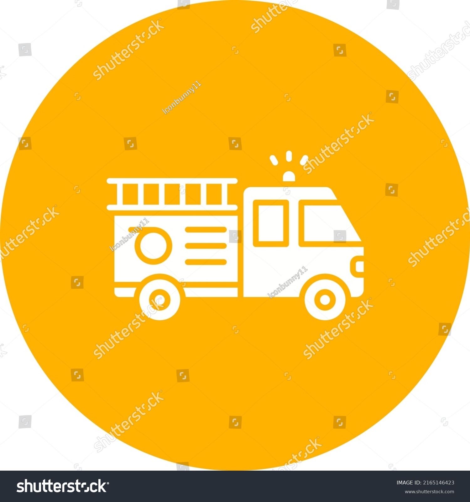 Fire Engine Icon Vector Image Can Stock Vector (Royalty Free ...