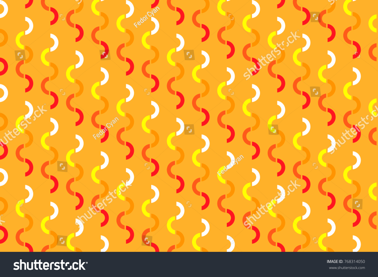 Fire Flame Red Yellow Seamless Pattern Stock Vector (Royalty Free ...