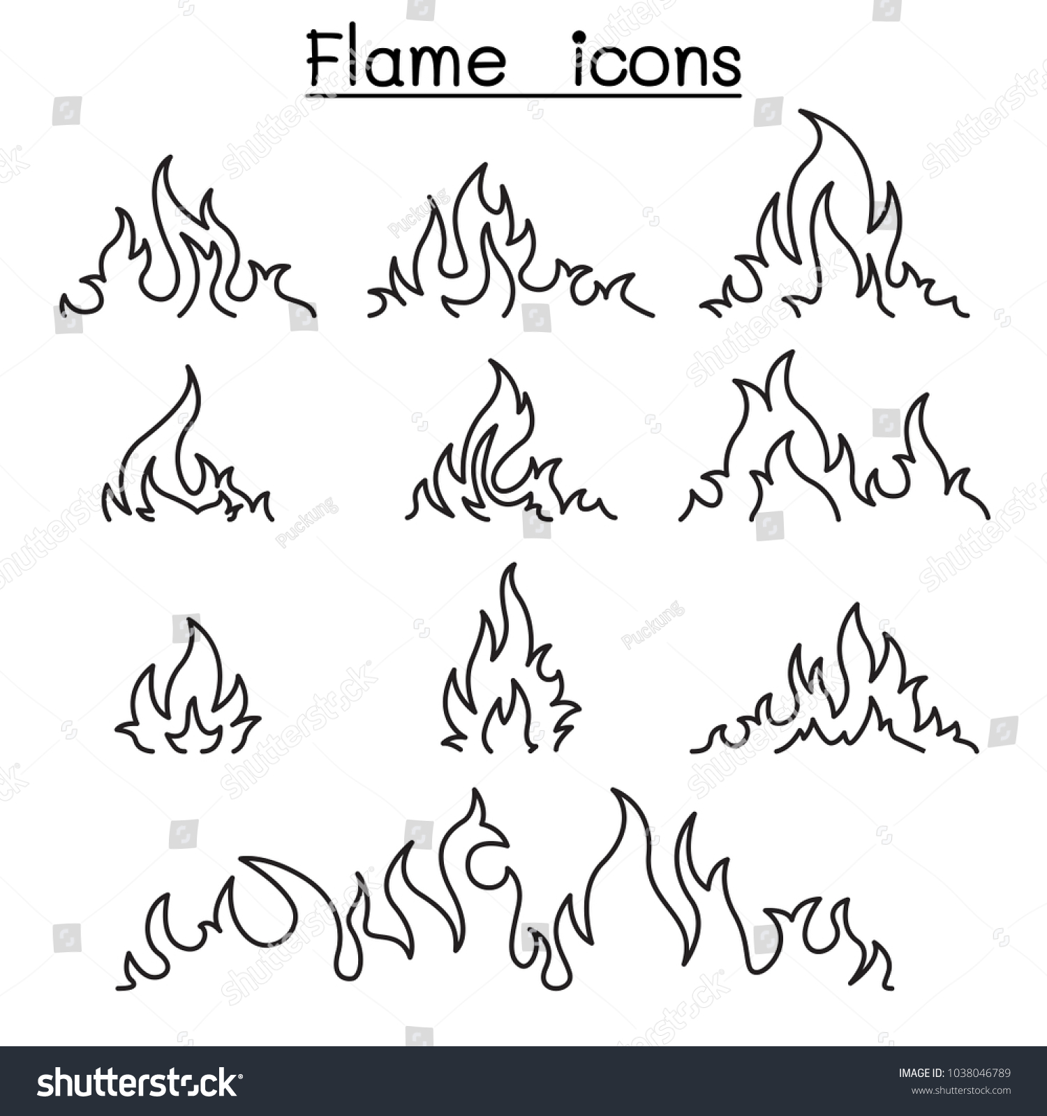54,935 Outline flame Images, Stock Photos & Vectors | Shutterstock