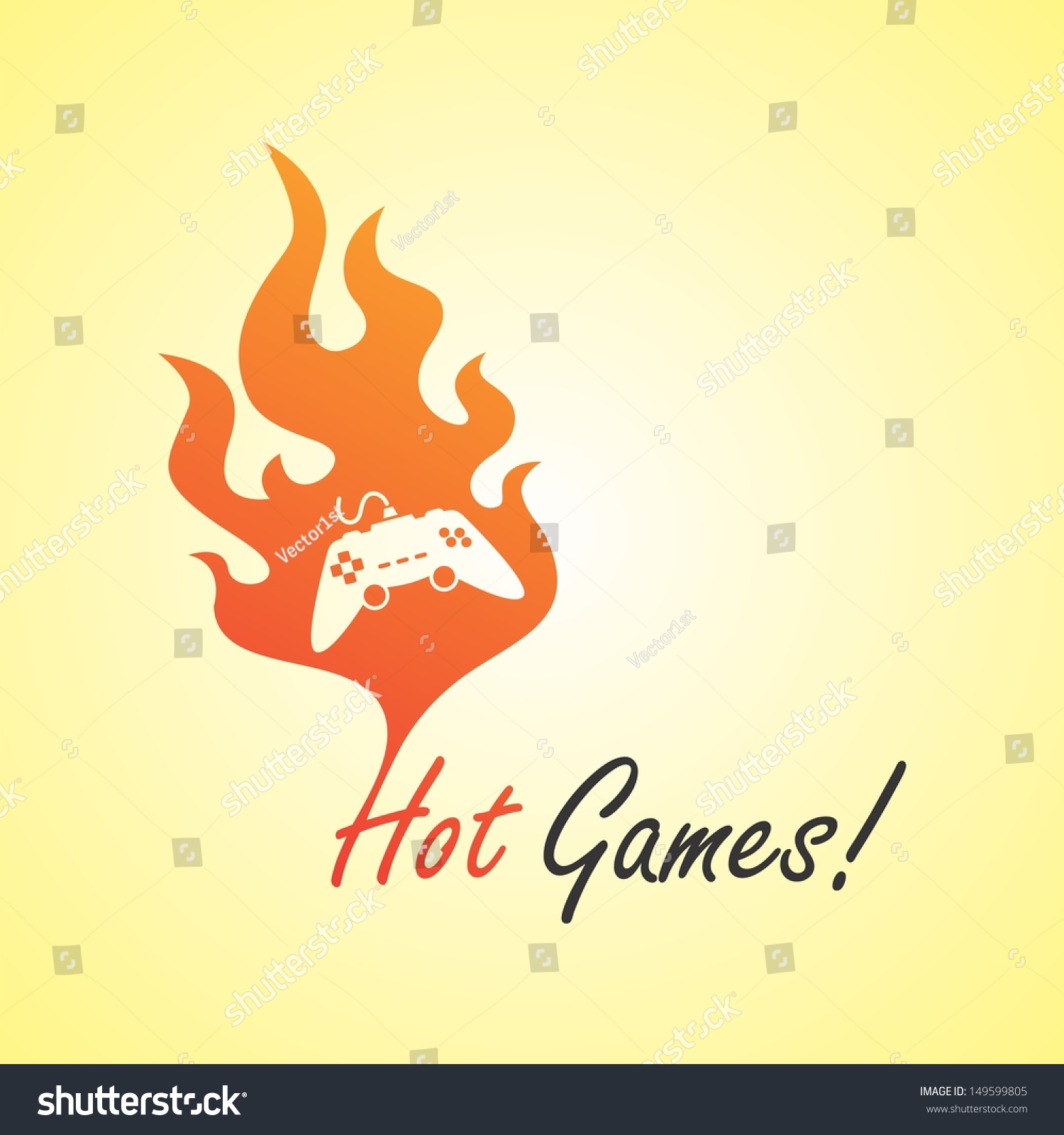 Fire Game Art Stock Vector (Royalty Free) 149599805 | Shutterstock