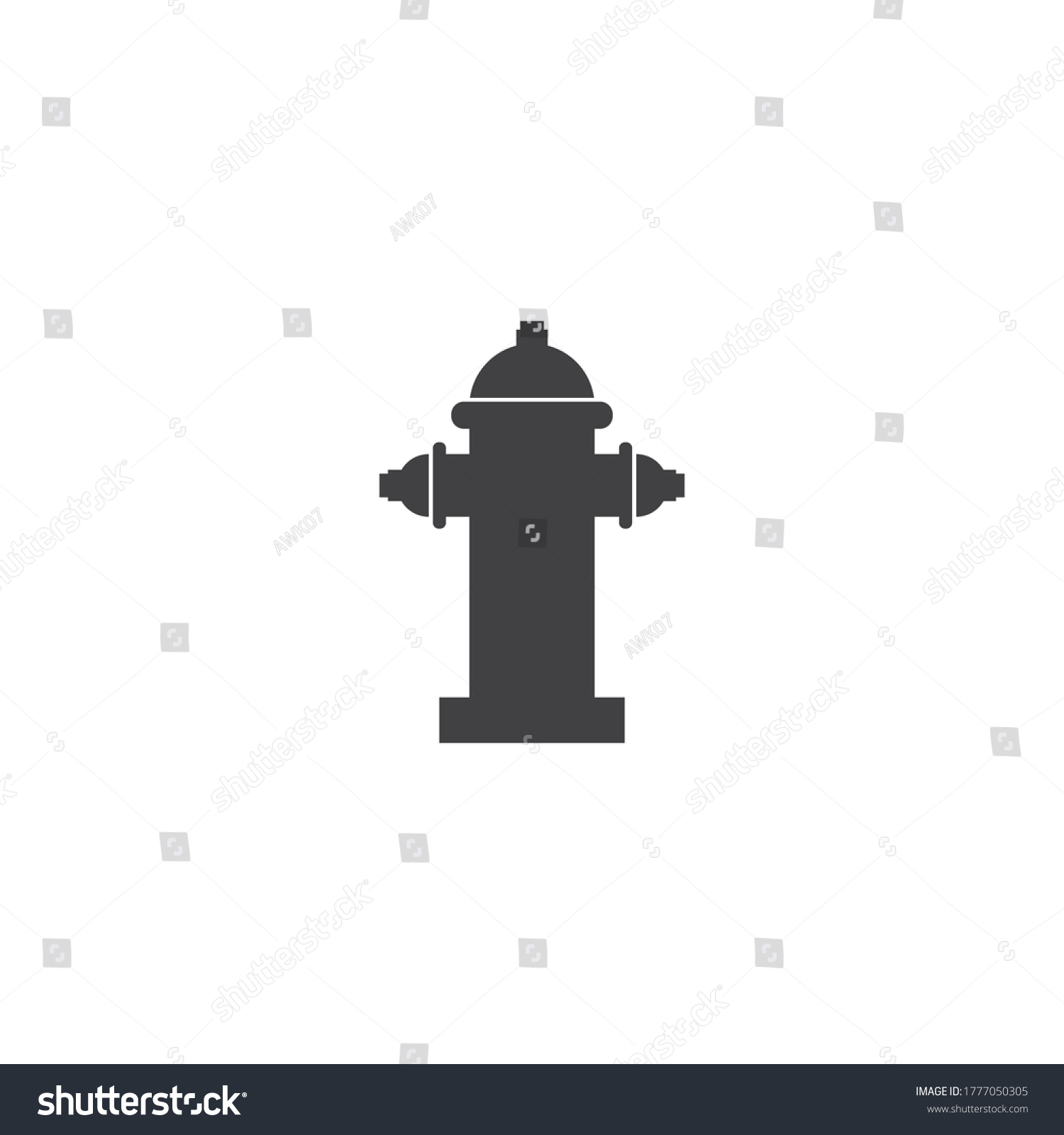 Fire Hydrant Logo Icon Vector Flat Stock Vector (Royalty Free ...