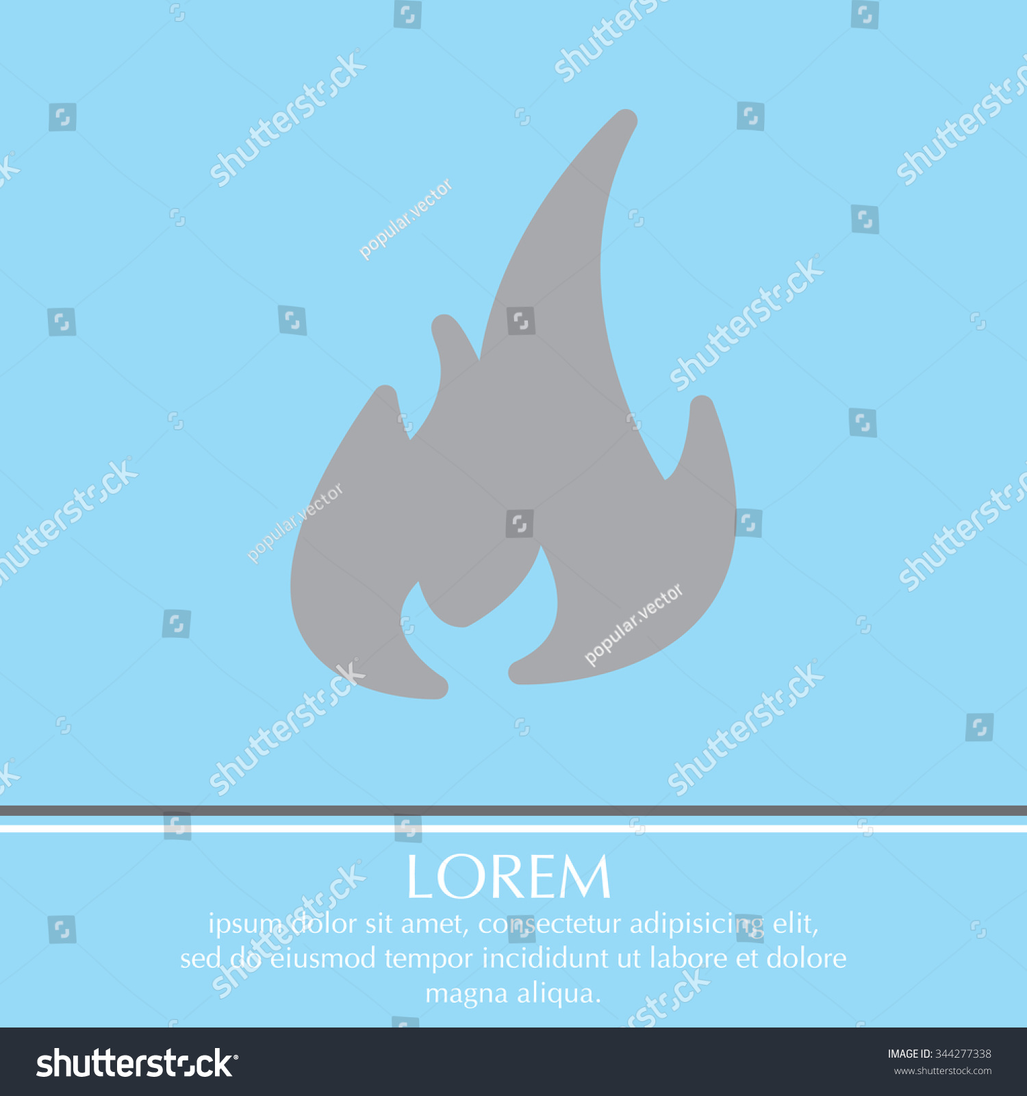 Fire Icon Fire Symbol Stop Fire Stock Vector (Royalty Free) 344277338 ...