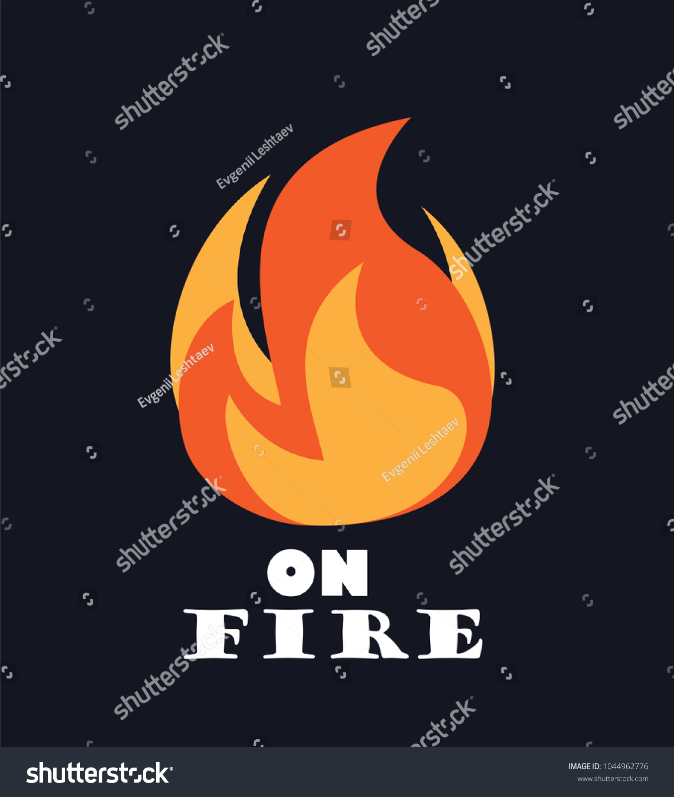 Fire Icon Vector Fire Logo Template Stock Vector (Royalty Free ...