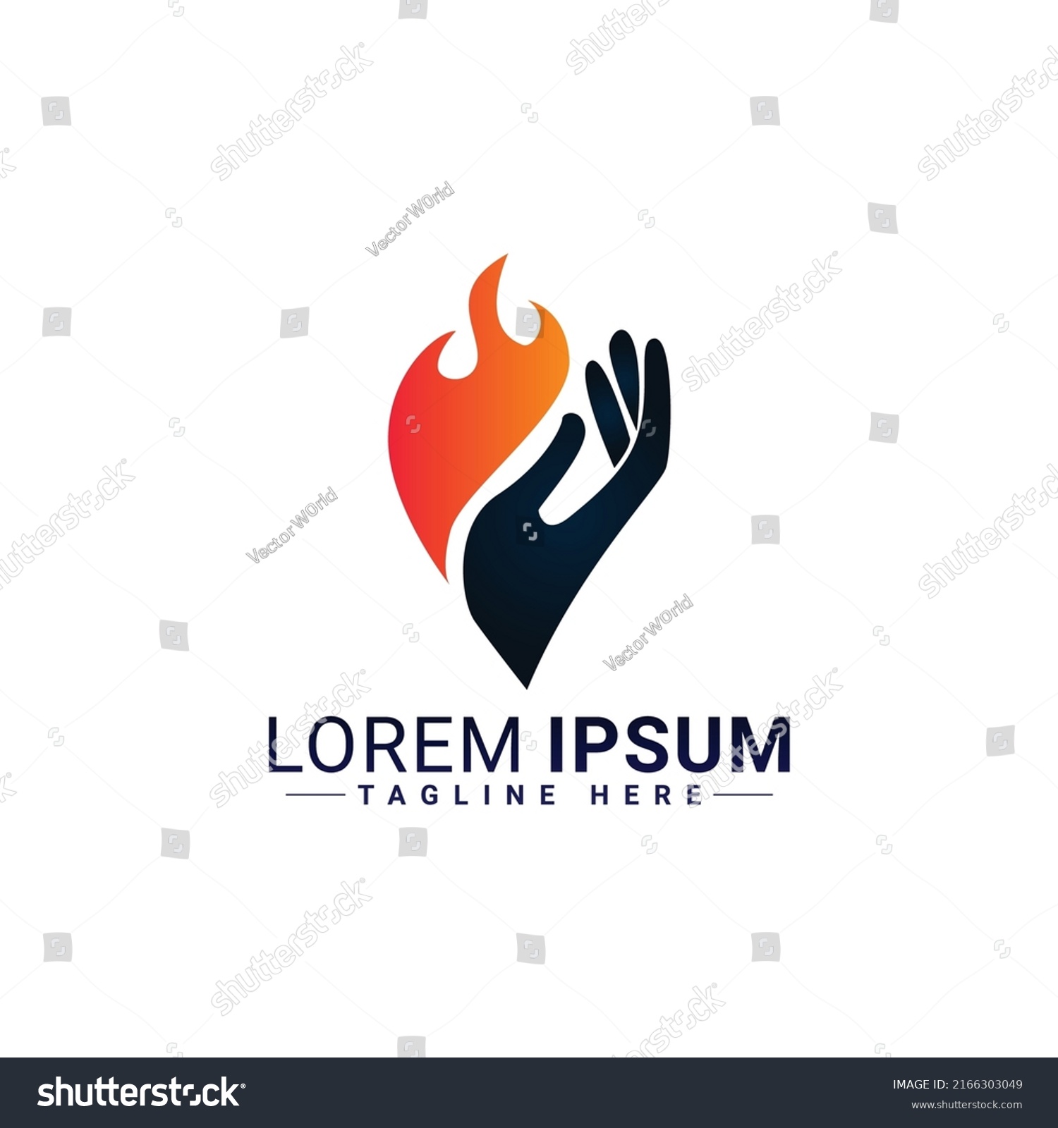 Fire Logo Design Vector Illustration Stock Vector (Royalty Free ...