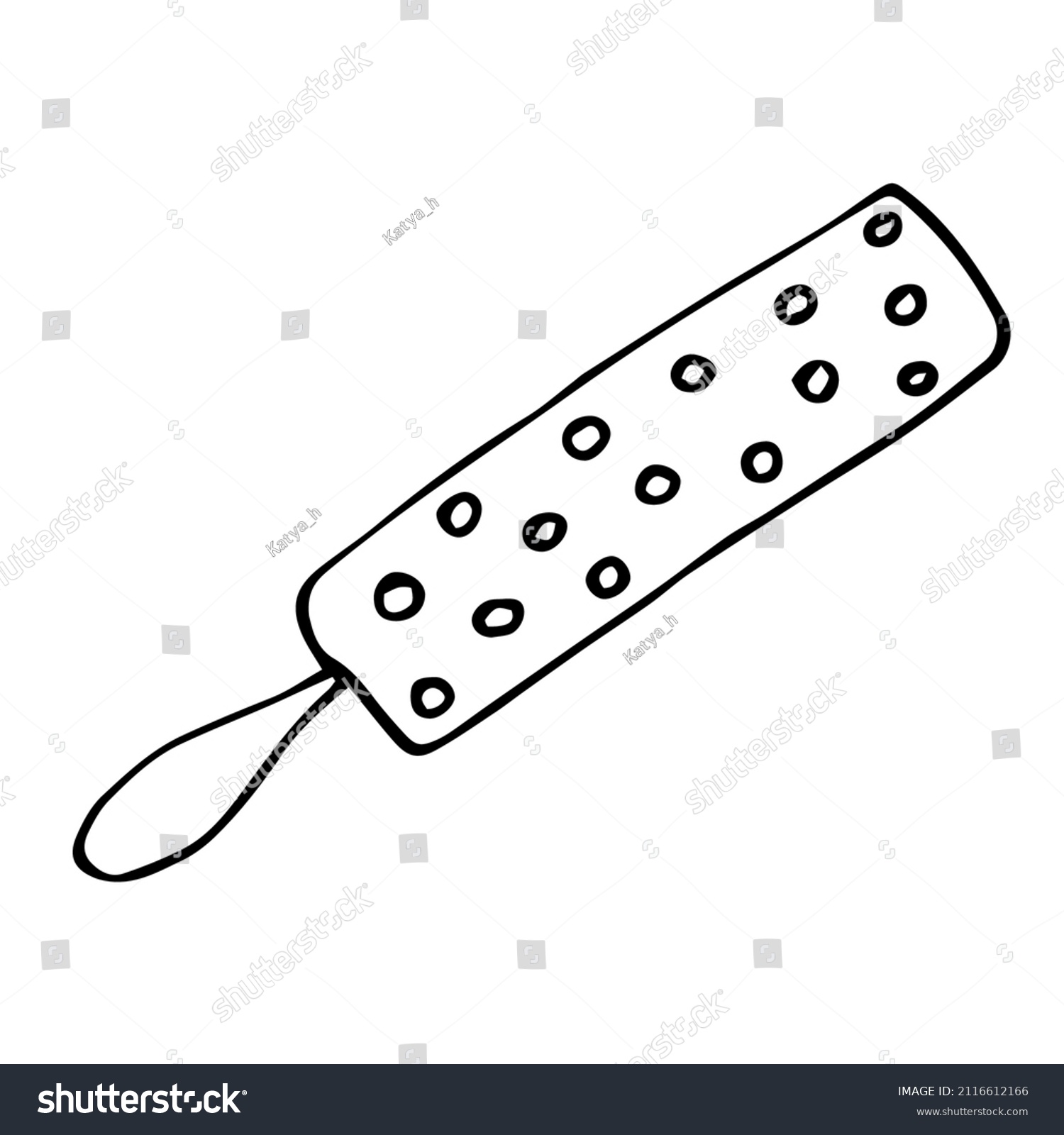 Firecracker Vector Illustration Hand Drawing Doodle Stock Vector ...
