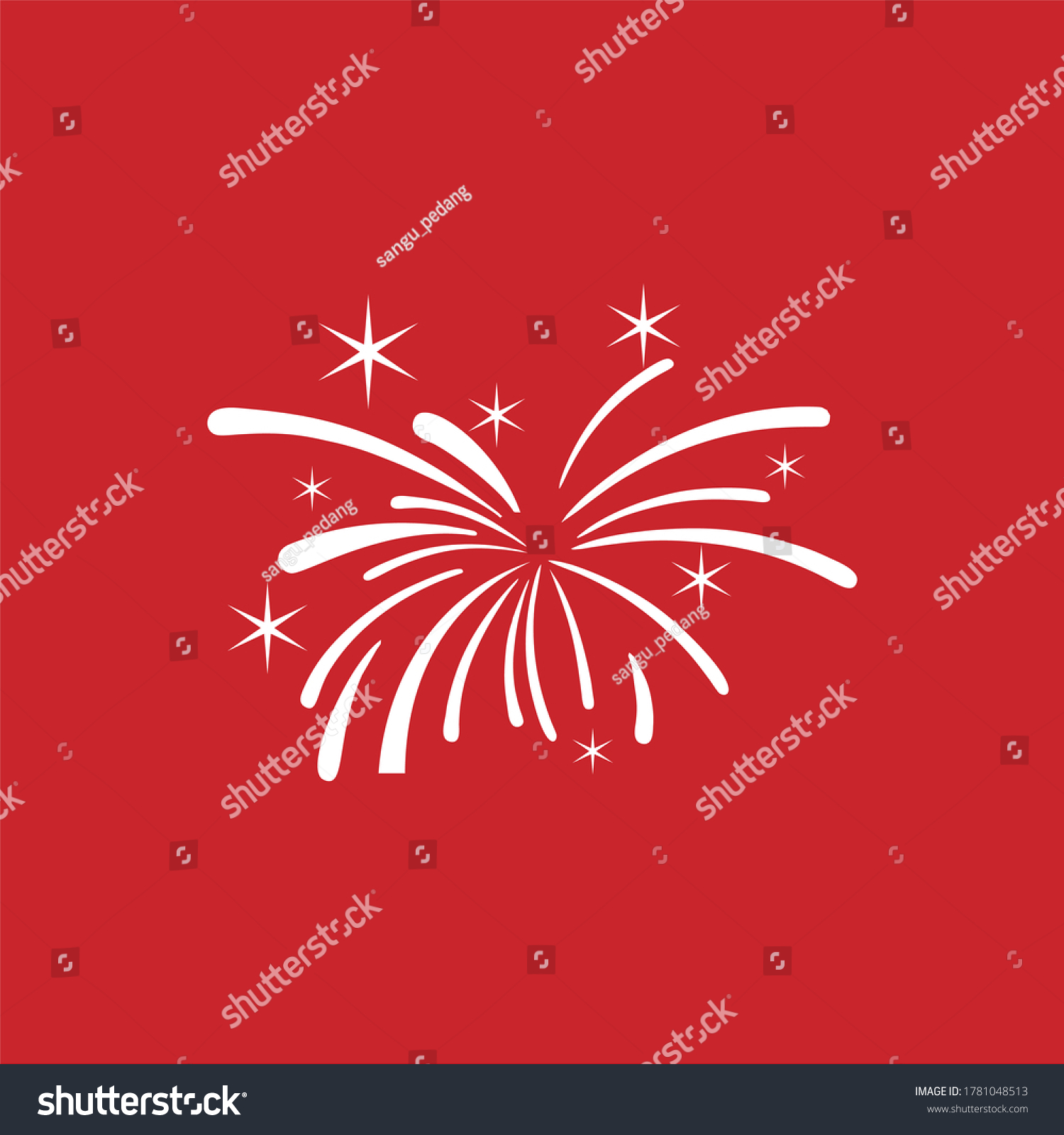 Fireworks Logo Design Vector Template Illustration Stock Vector ...
