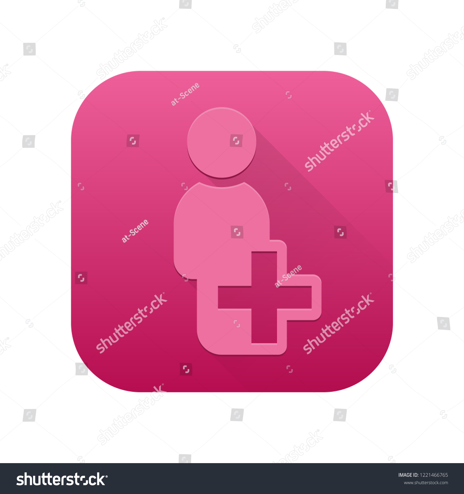 First Aid App Icon Stock Vector (Royalty Free) 1221466765 | Shutterstock