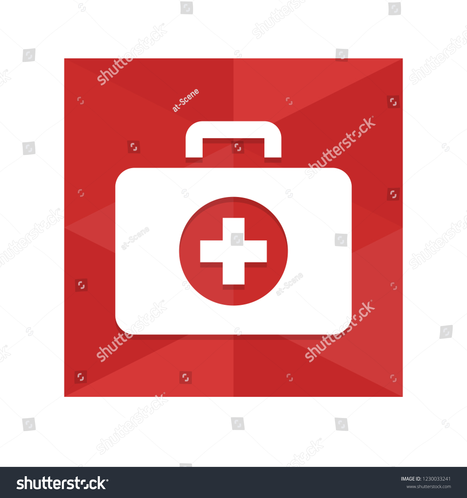 First Aid App Icon Stock Vector (Royalty Free) 1230033241 | Shutterstock