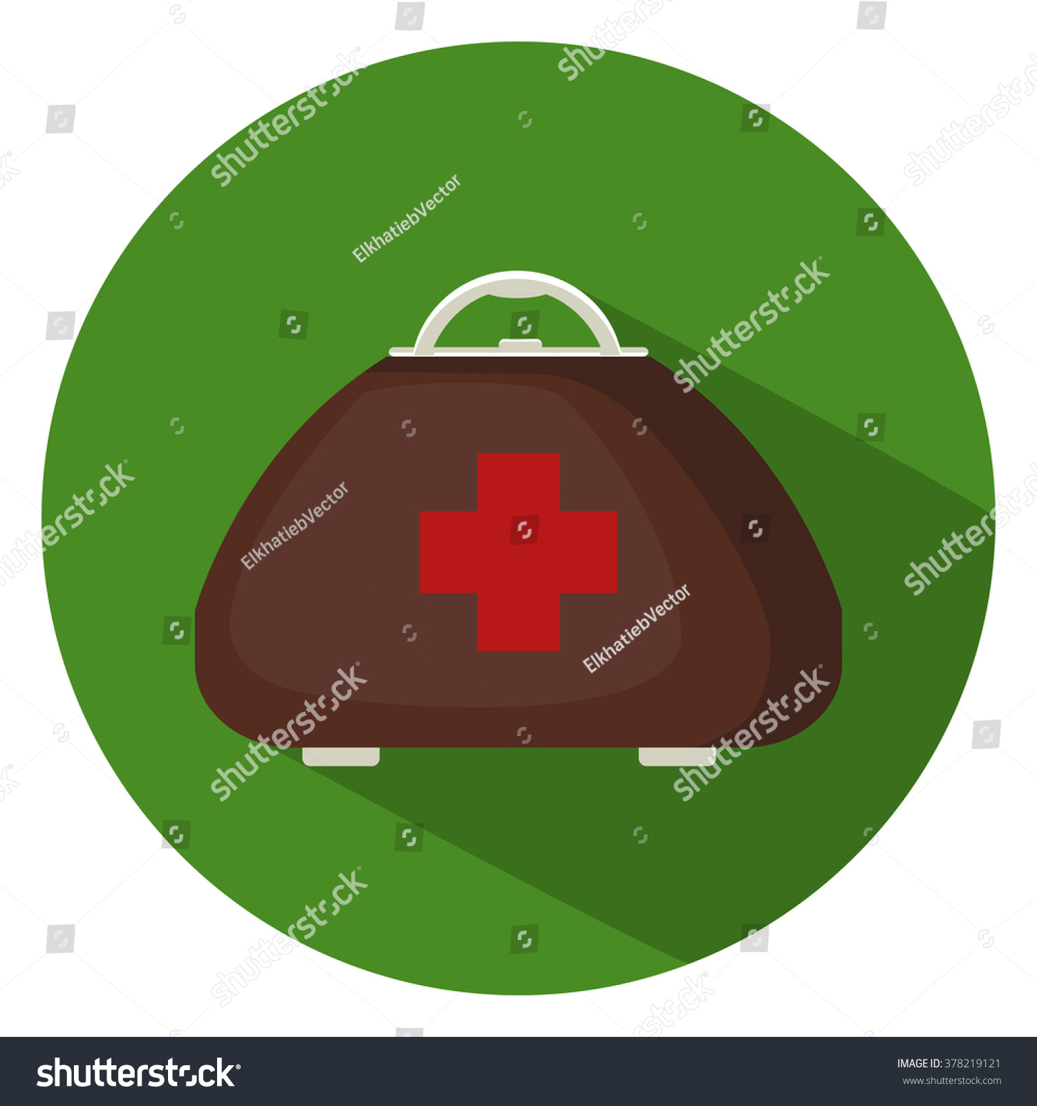 First Aid Bag Icon Stock Vector (Royalty Free) 378219121 | Shutterstock