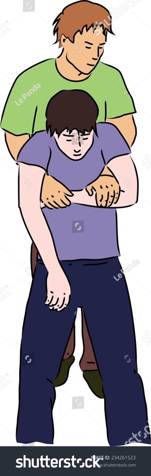 First Aid Carry Injured Person Stock Vector (Royalty Free) 234261523 First Aid Carry Injured Person Stock Vector (Royalty Free) 234261523