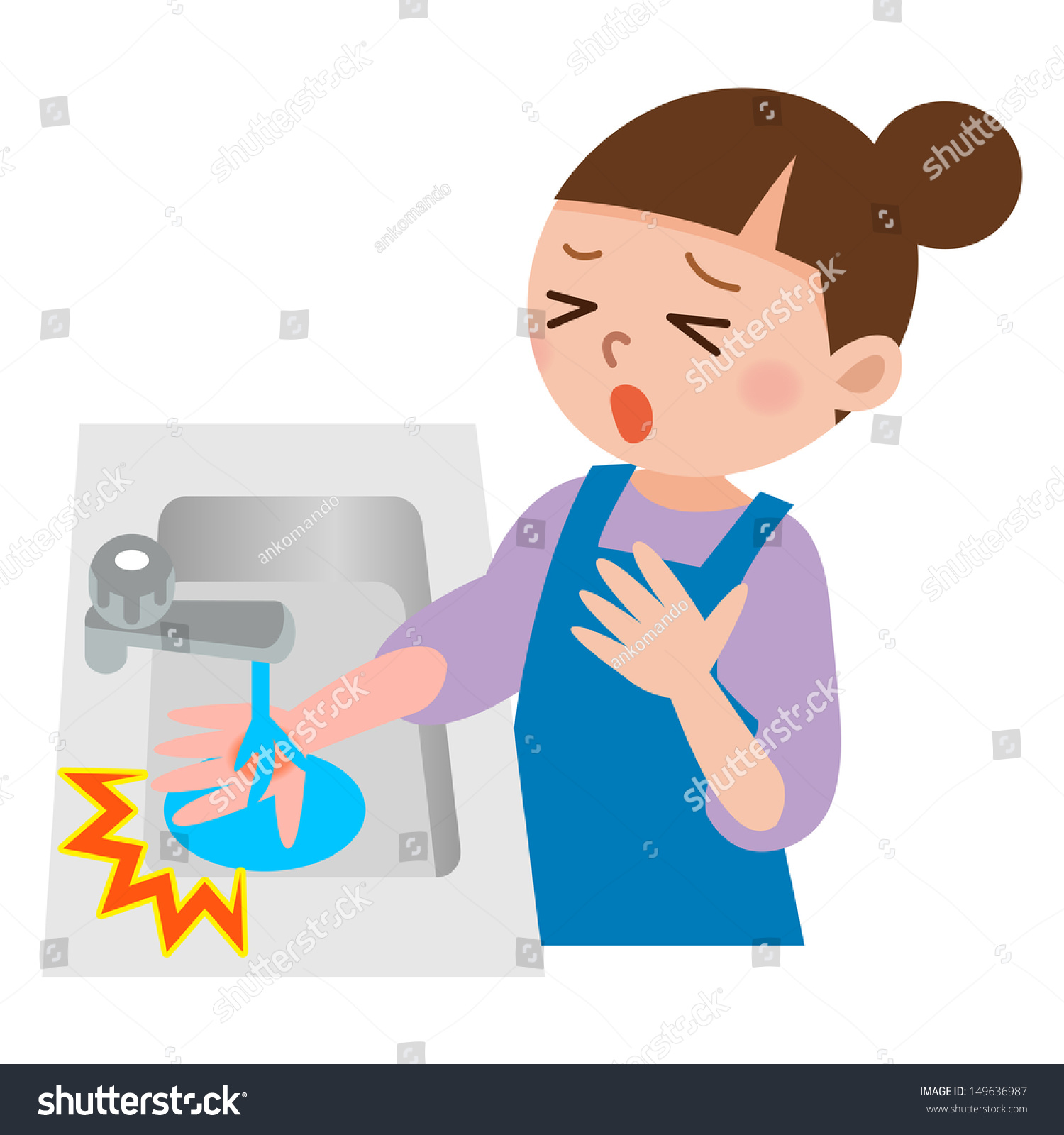 First Aid Burns Stock Vector (Royalty Free) 149636987