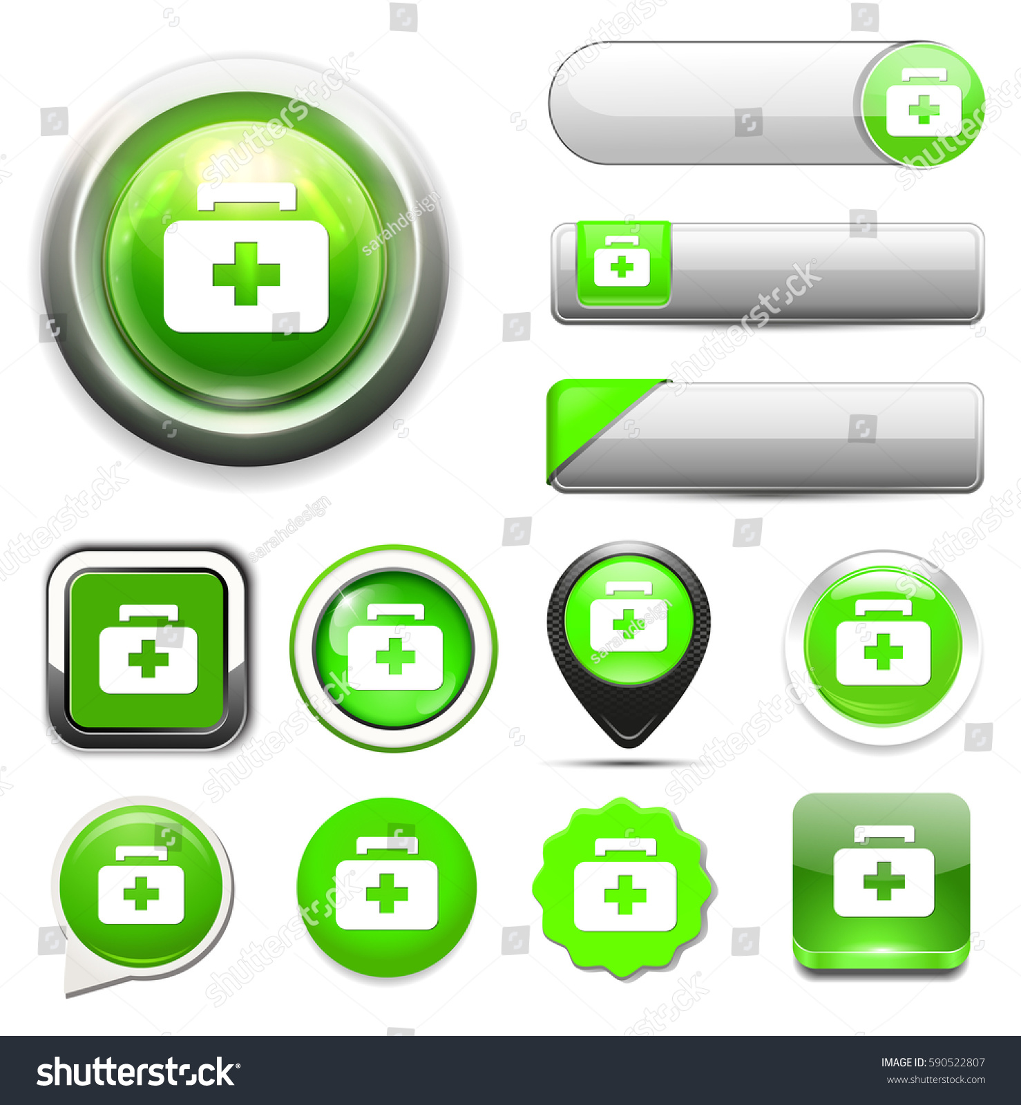 First Aid Icon: vector de stock (libre de regalías) 590522807 ...