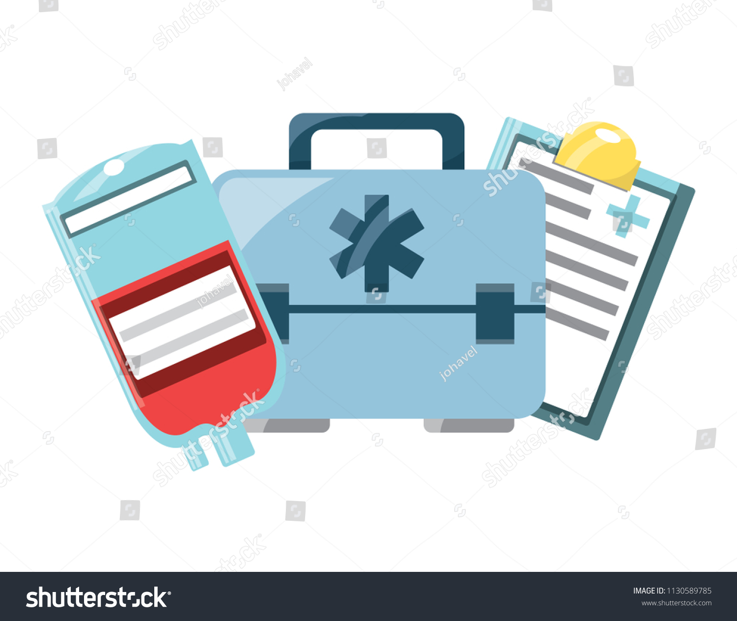 First Aid Kit Design Stock Vector (Royalty Free) 1130589785 | Shutterstock