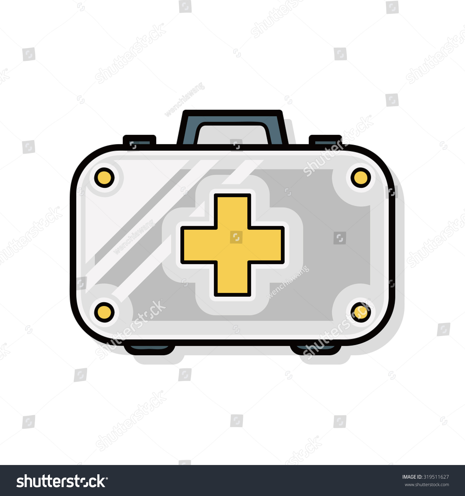First Aid Kit Doodle Stock Vector (Royalty Free) 319511627 | Shutterstock