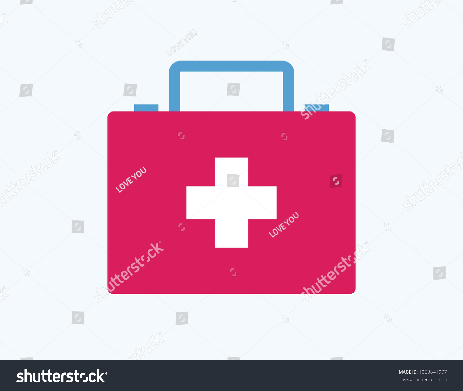 First Aid Kit Illustration Stock Vector (Royalty Free) 1053841997 ...