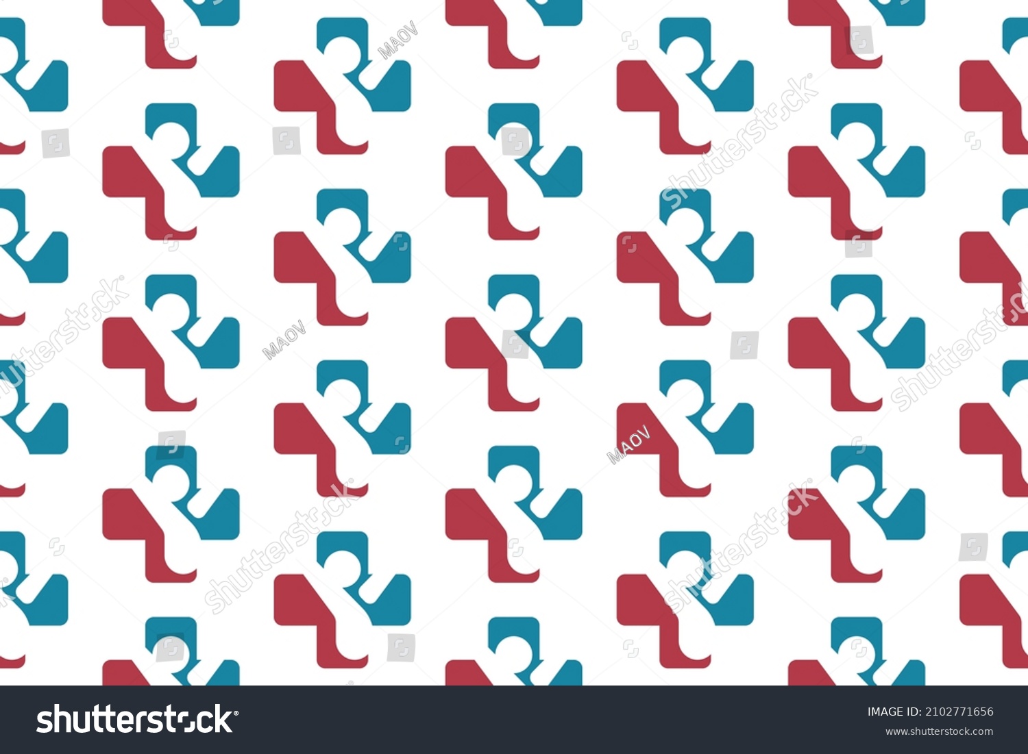First Aid People Silhouette Seamless Pattern Stock Vector (Royalty Free ...