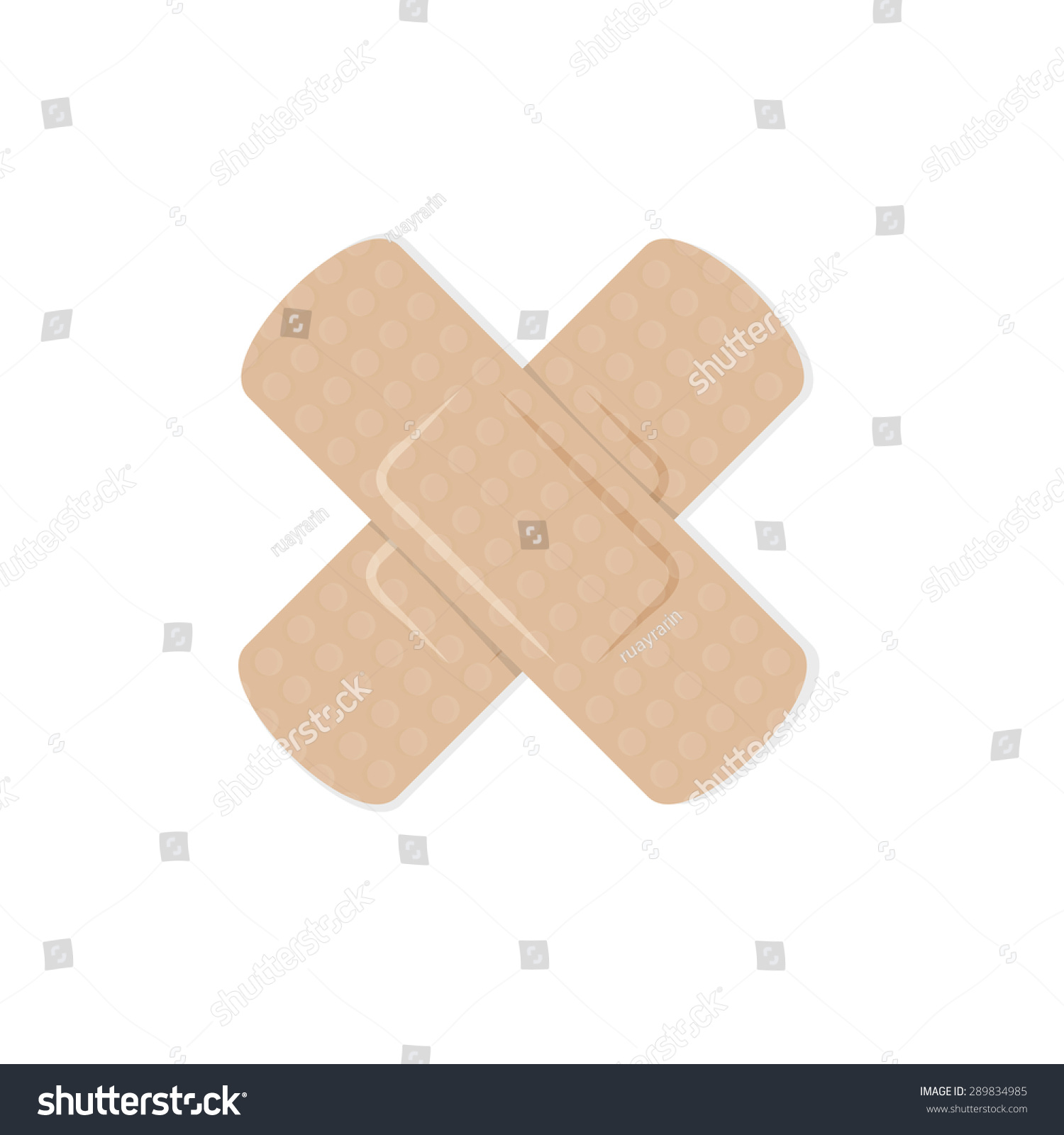 First Aid Plaster Flat Design Vector: เวกเตอร์สต็อก (ปลอดค่าลิขสิทธิ์ ...