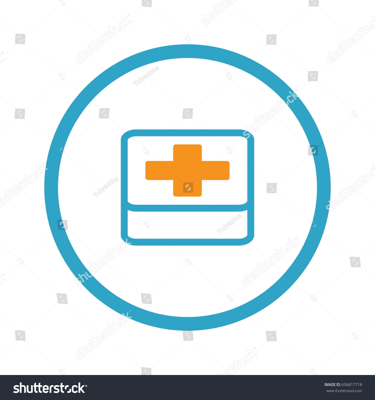 First Aid Symbol Flat Design Stock Vector (Royalty Free) 656817718 ...