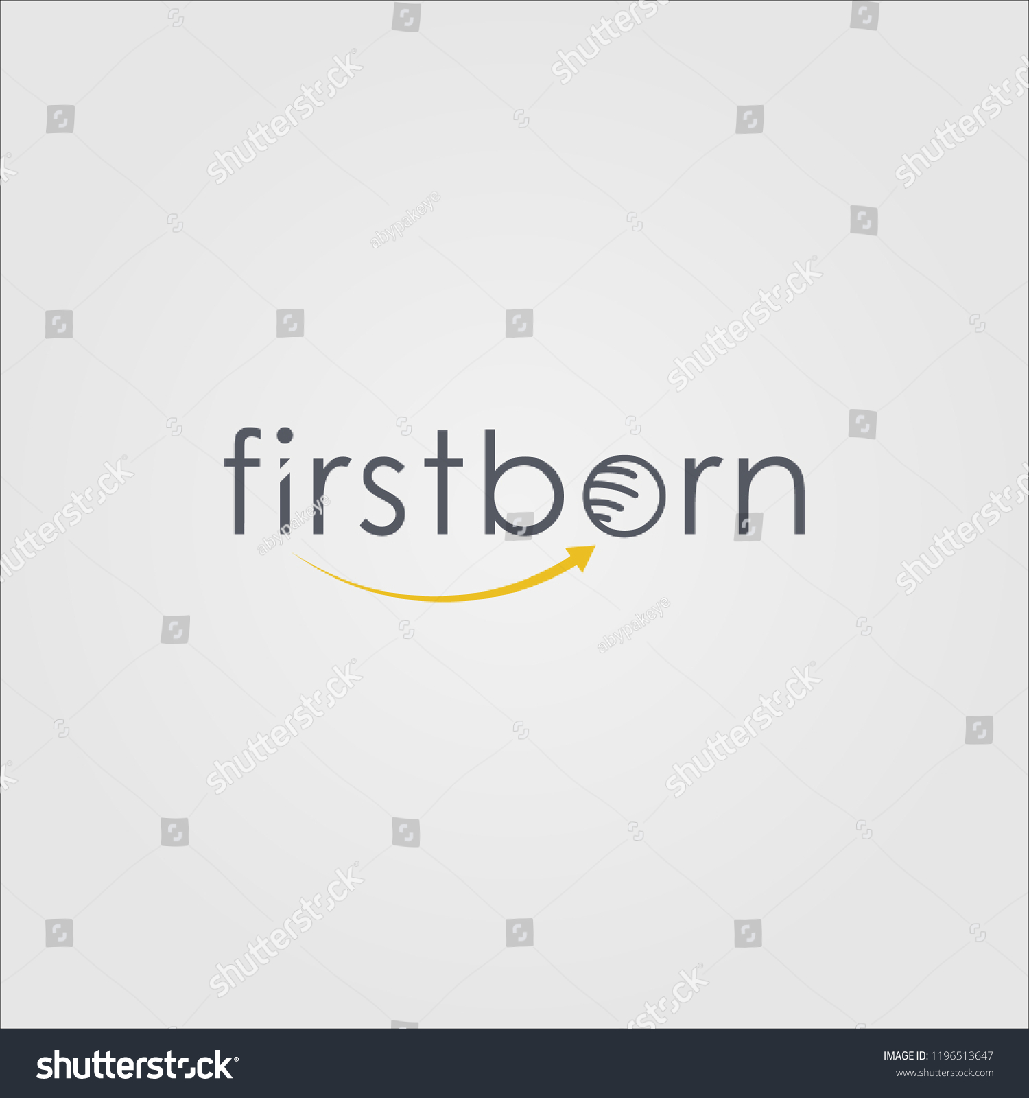 First Born Logo Template Design Stock Vector (Royalty Free) 1196513647