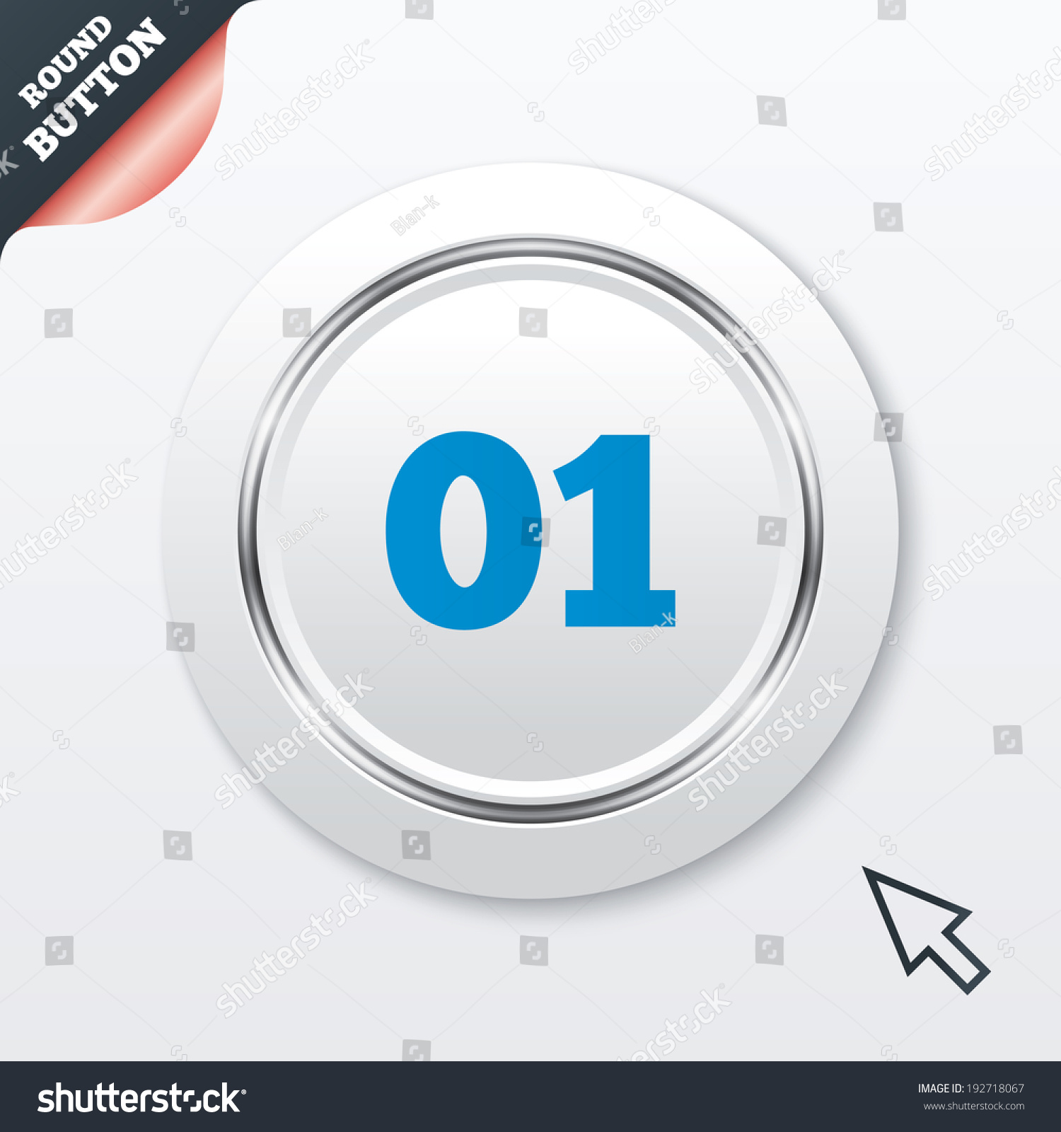 First Step Sign Loading Process Symbol: vector de stock (libre de ...