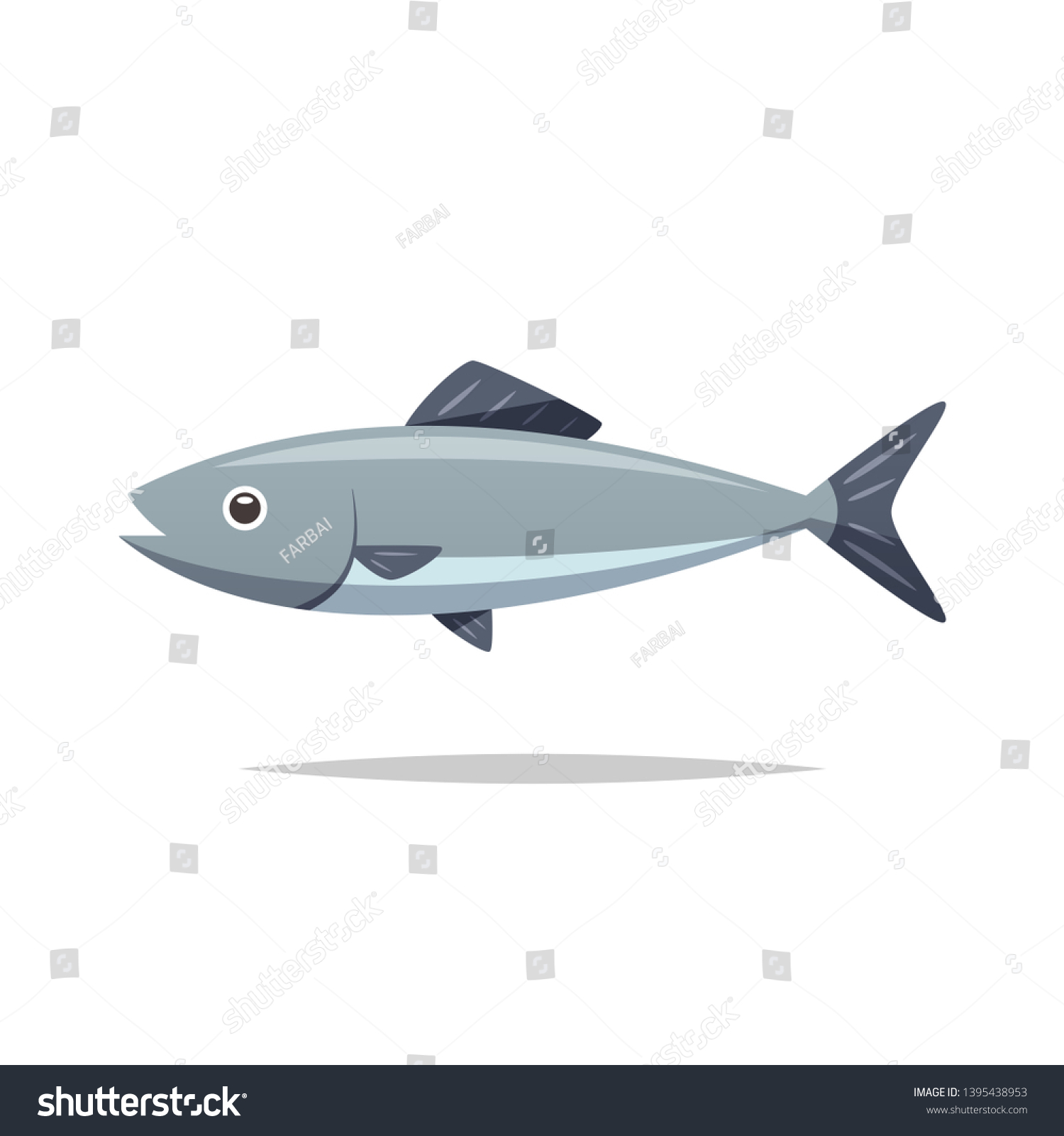 Fish Cartoon Vector Isolated Illustration Stock Vector (Royalty Free ...