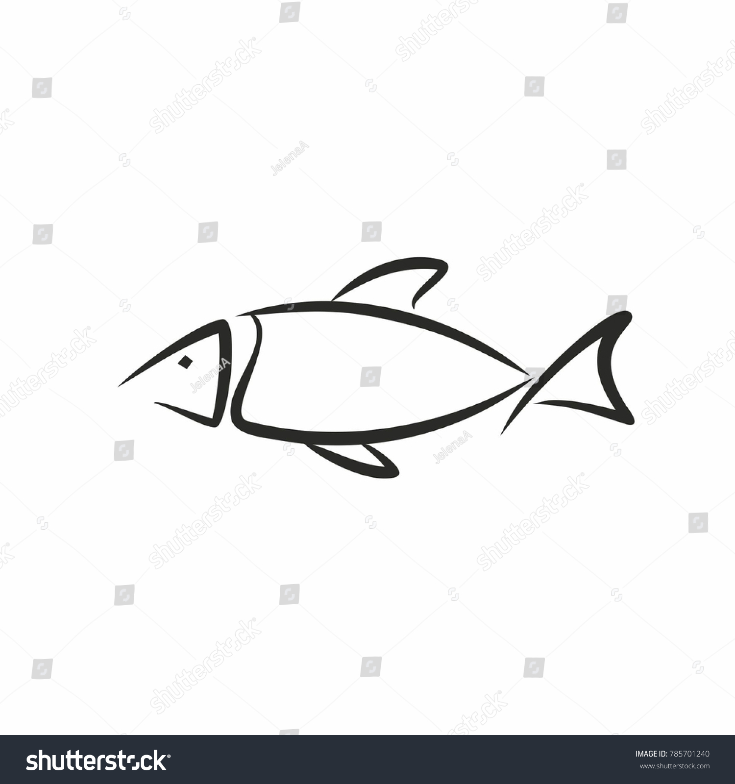80,489 Fish line drawing Images, Stock Photos & Vectors | Shutterstock