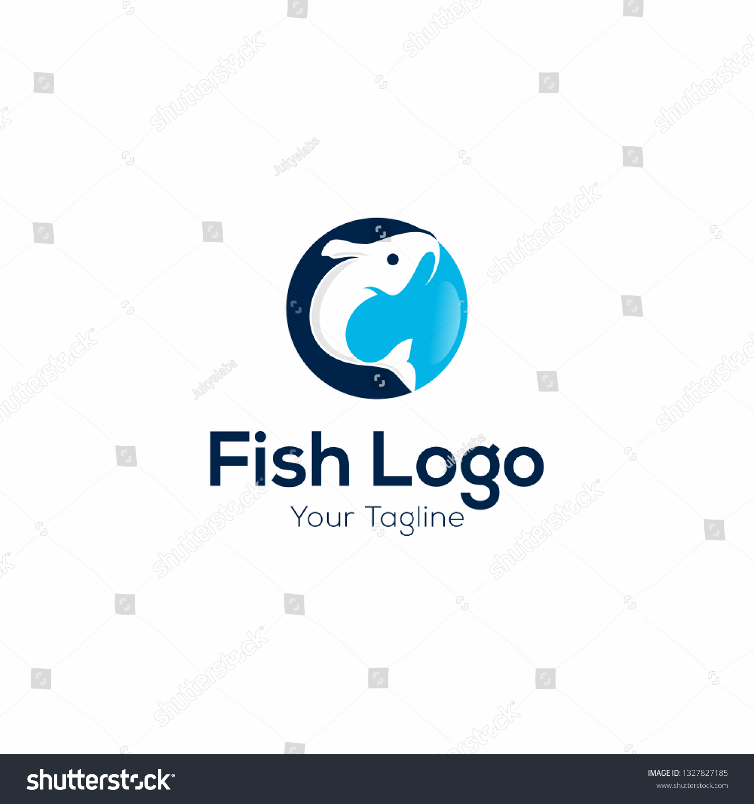 Fish Logo Vectors Stock Vector (Royalty Free) 1327827185 | Shutterstock