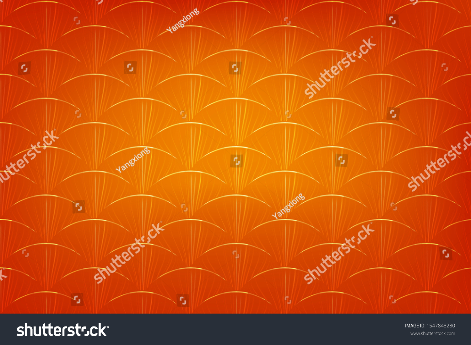 Fish Skin Pattern Concept Vector Gold Stock Vector (Royalty Free ...