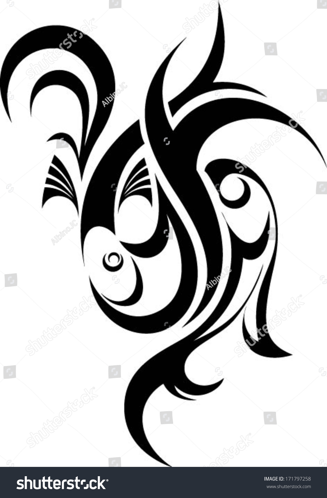 fish tattoo | Vissen tatoeages, Sterrenbeeld tattoeages, Tatoeage maori