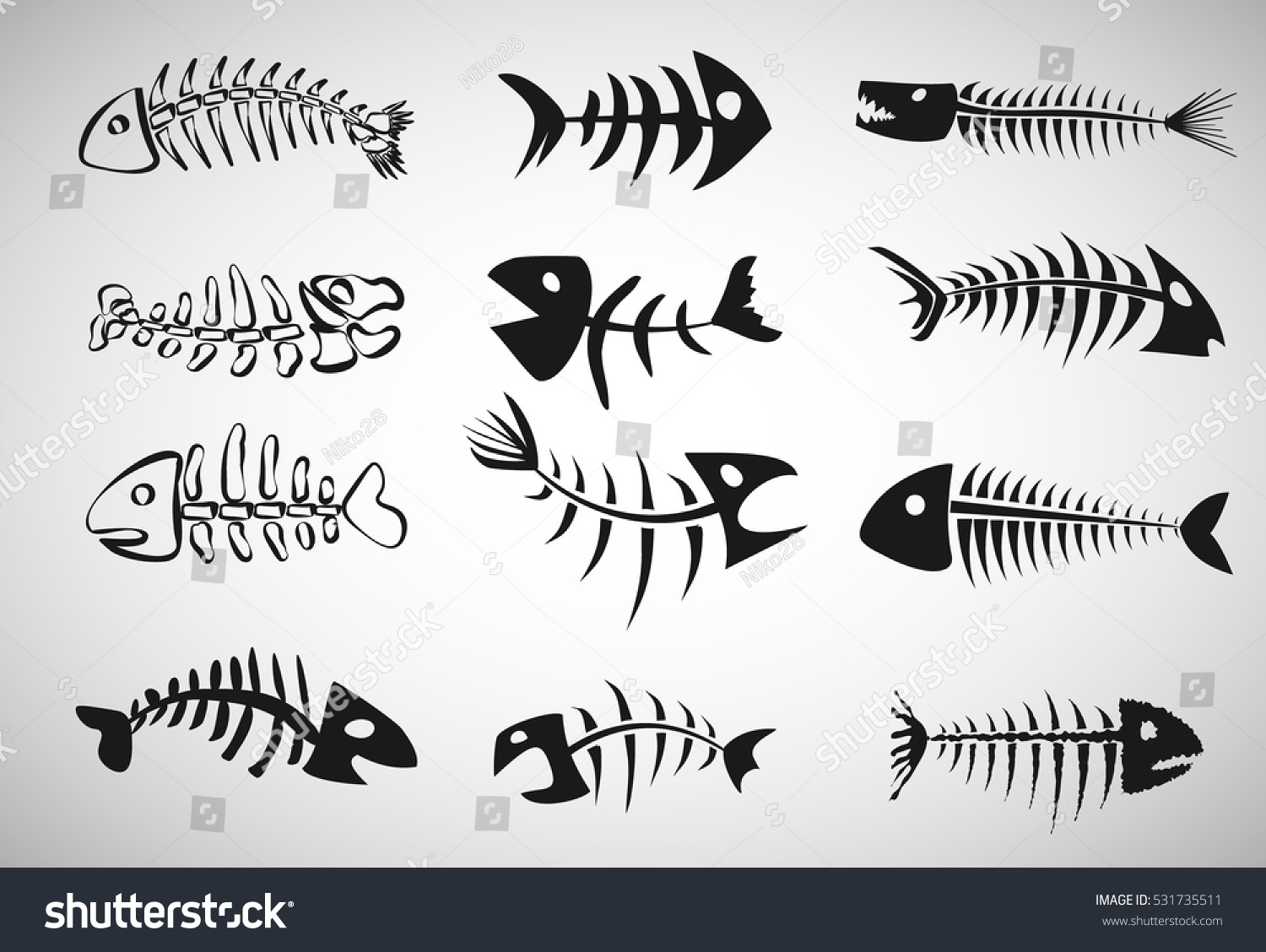 8,360 Fish head and tail Stock Illustrations, Images & Vectors ...