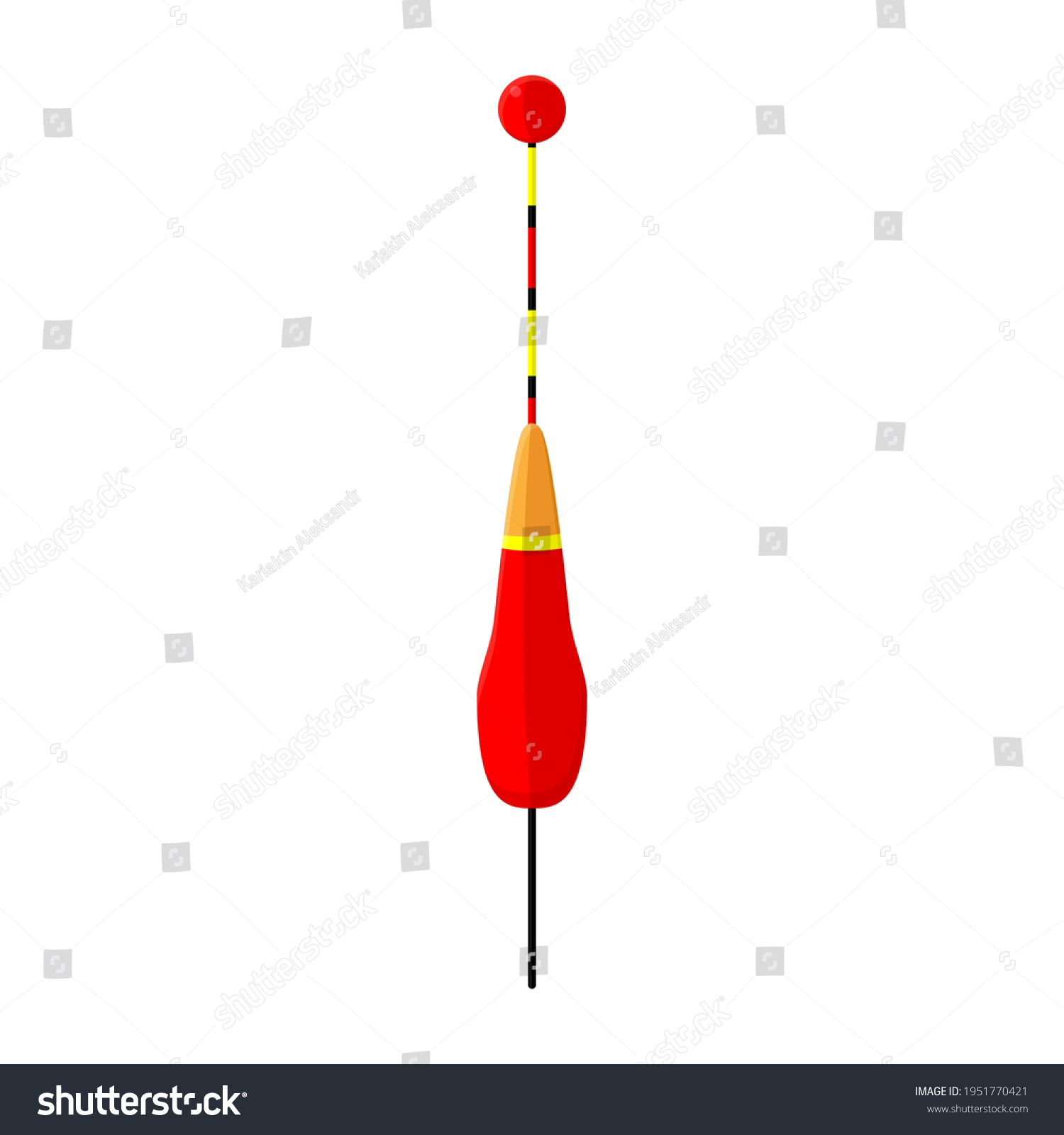 Fishing Float Drawing Vector Illustration Stock Vector (Royalty Free ...