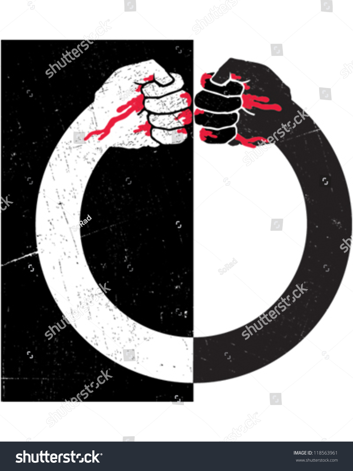 Fist Ring Stock Vector (Royalty Free) 118563961