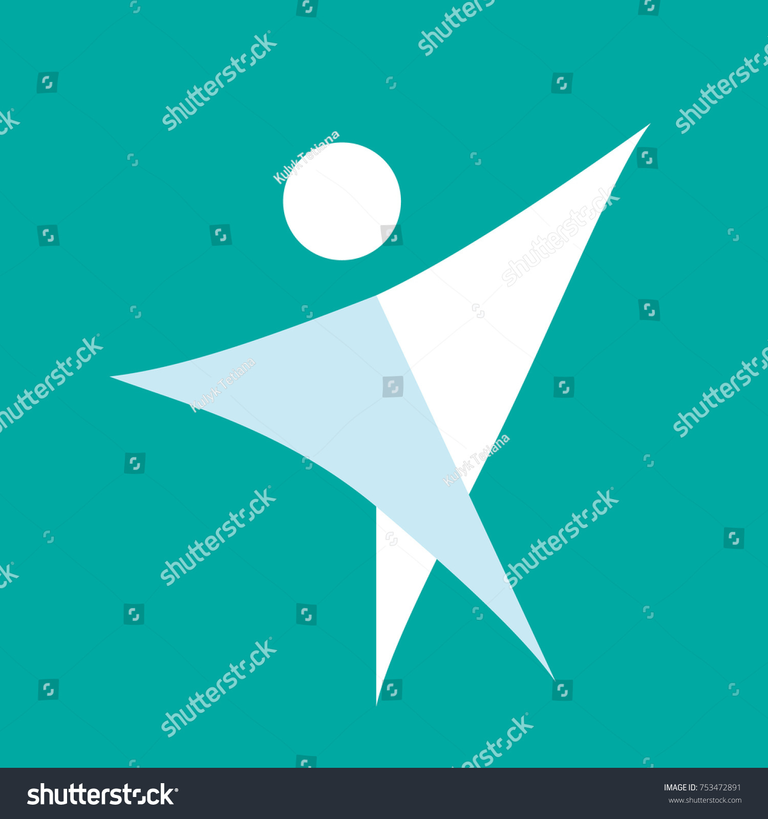 Fitness Logodance Vector Stock Vector (Royalty Free) 753472891 ...