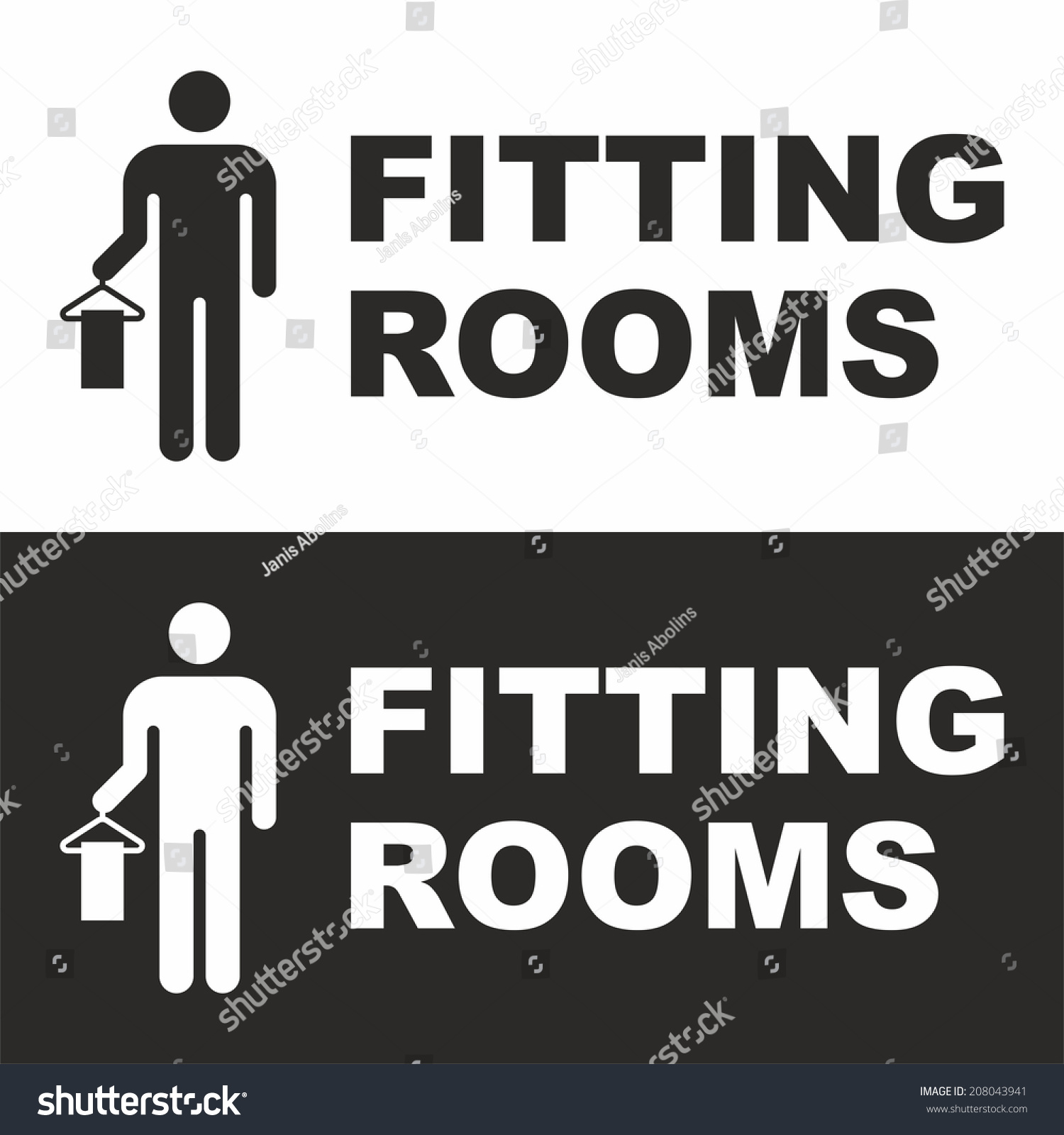 Fitting Room Signs