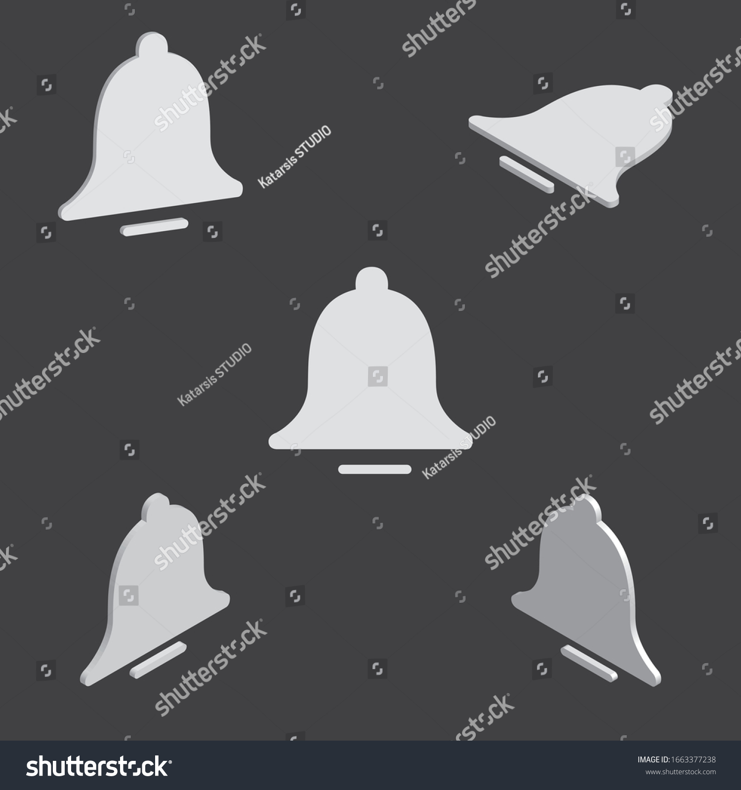 Five Icon Set 3d Isometrical Stock Vector (Royalty Free) 1663377238