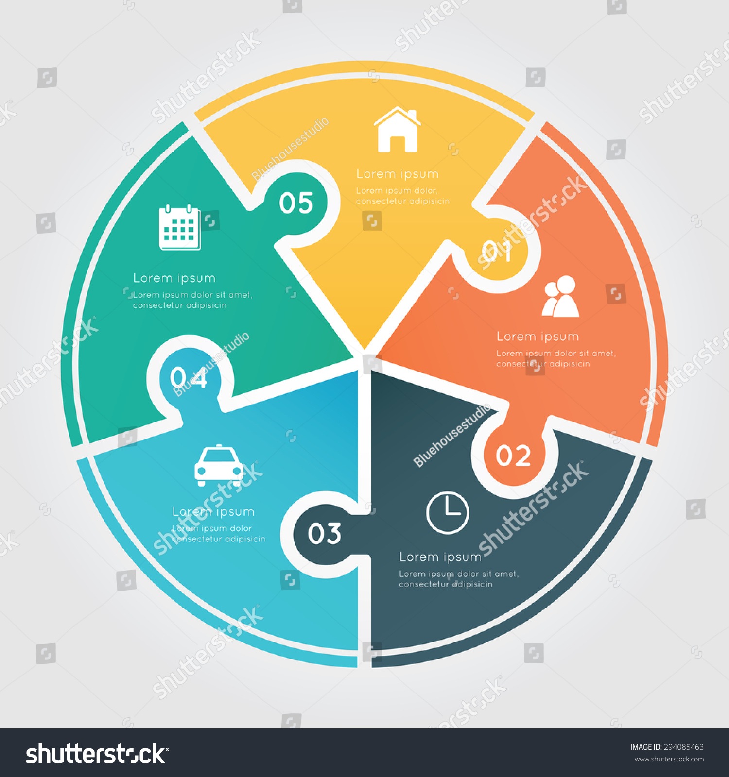 882 5 part triangle infographic Images, Stock Photos & Vectors ...