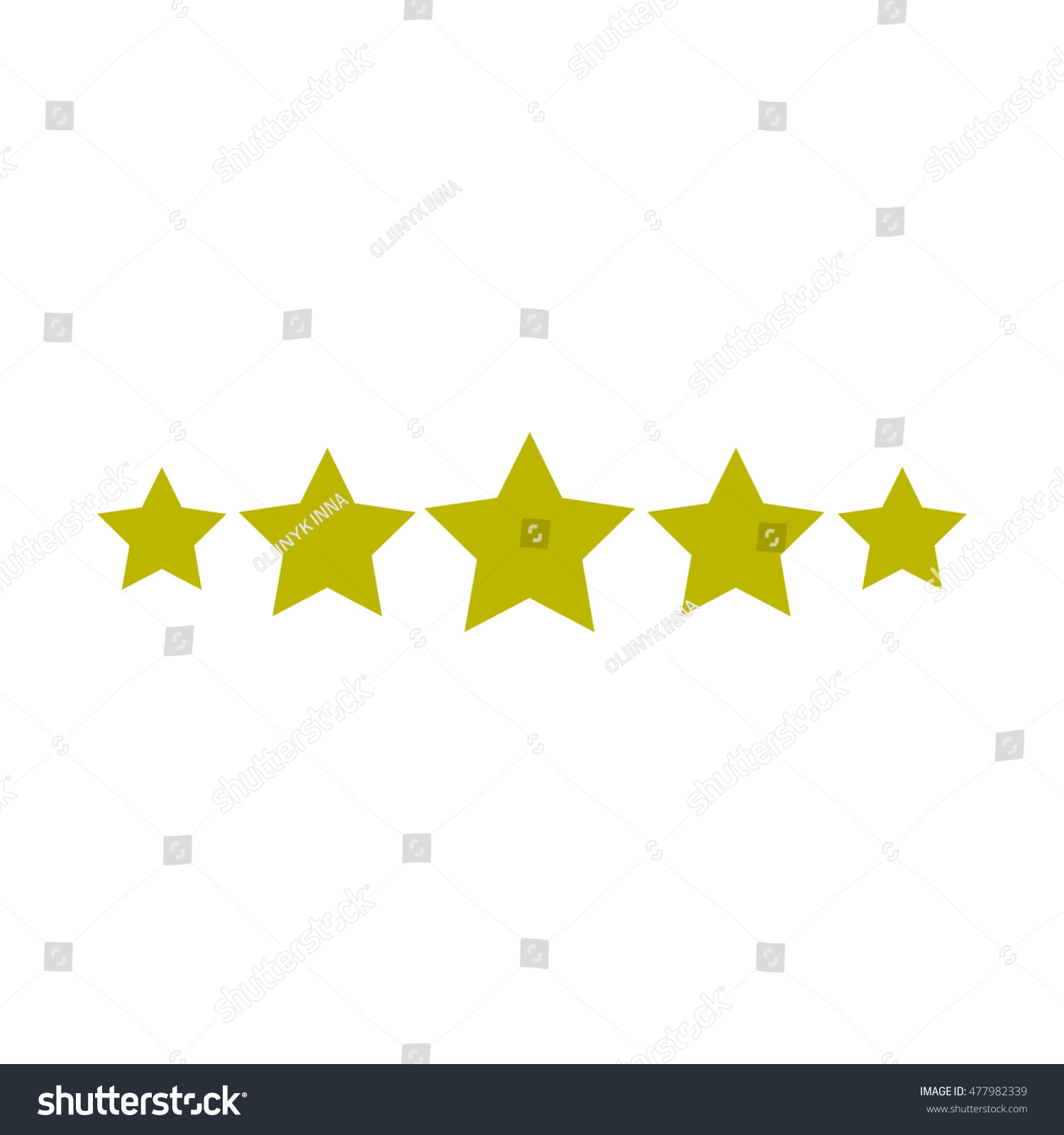 Five Stars Vector Icon Stock Vector (Royalty Free) 477982339 | Shutterstock