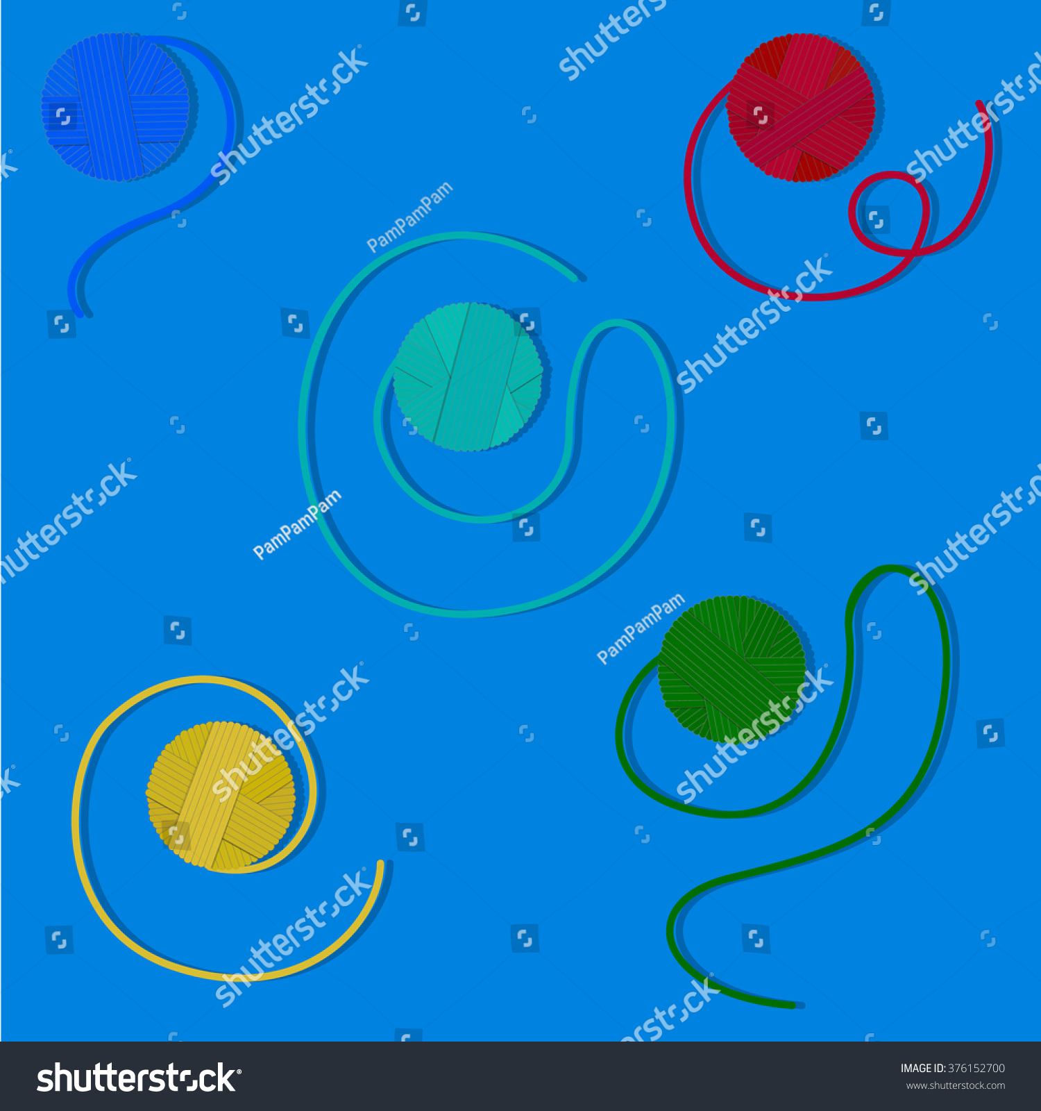 Five Types Tangle Stock Vector (Royalty Free) 376152700 | Shutterstock