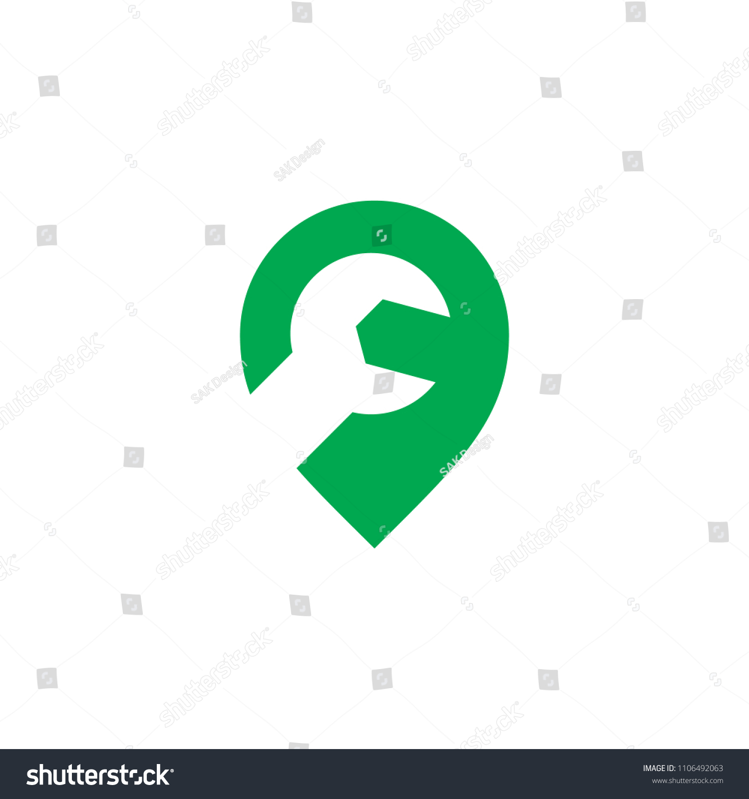 Fix Point Logo Icon Design Stock Vector (Royalty Free) 1106492063 ...