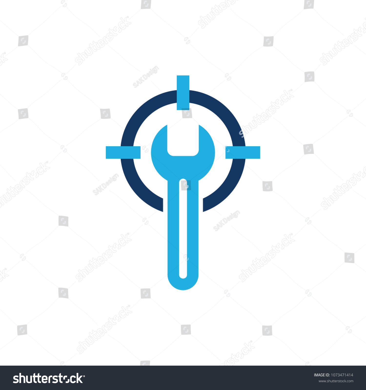 Fix Target Logo Icon Design Stock Vector (Royalty Free) 1073471414 ...
