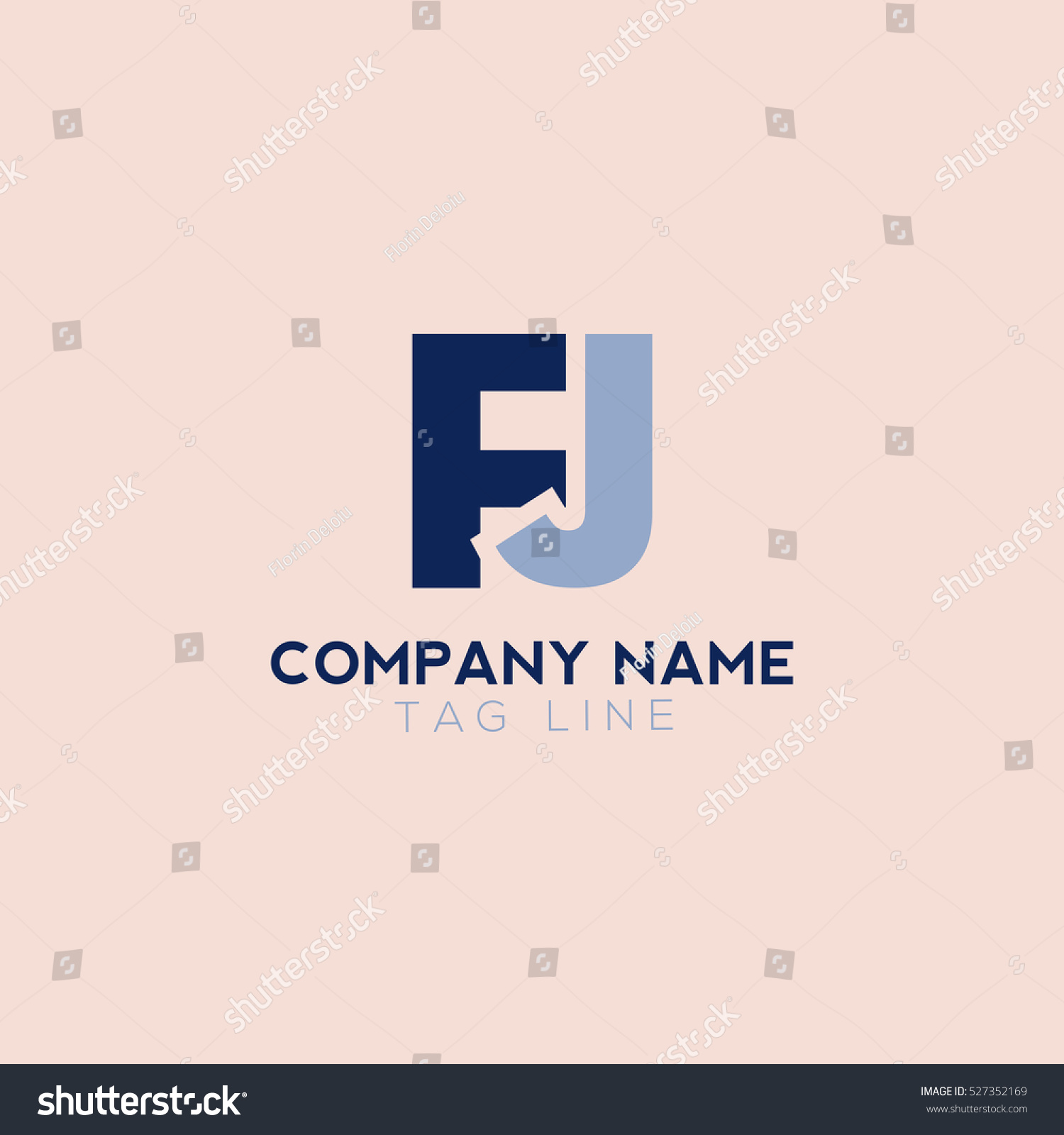 Fj Logo Stock Vector (Royalty Free) 527352169 | Shutterstock