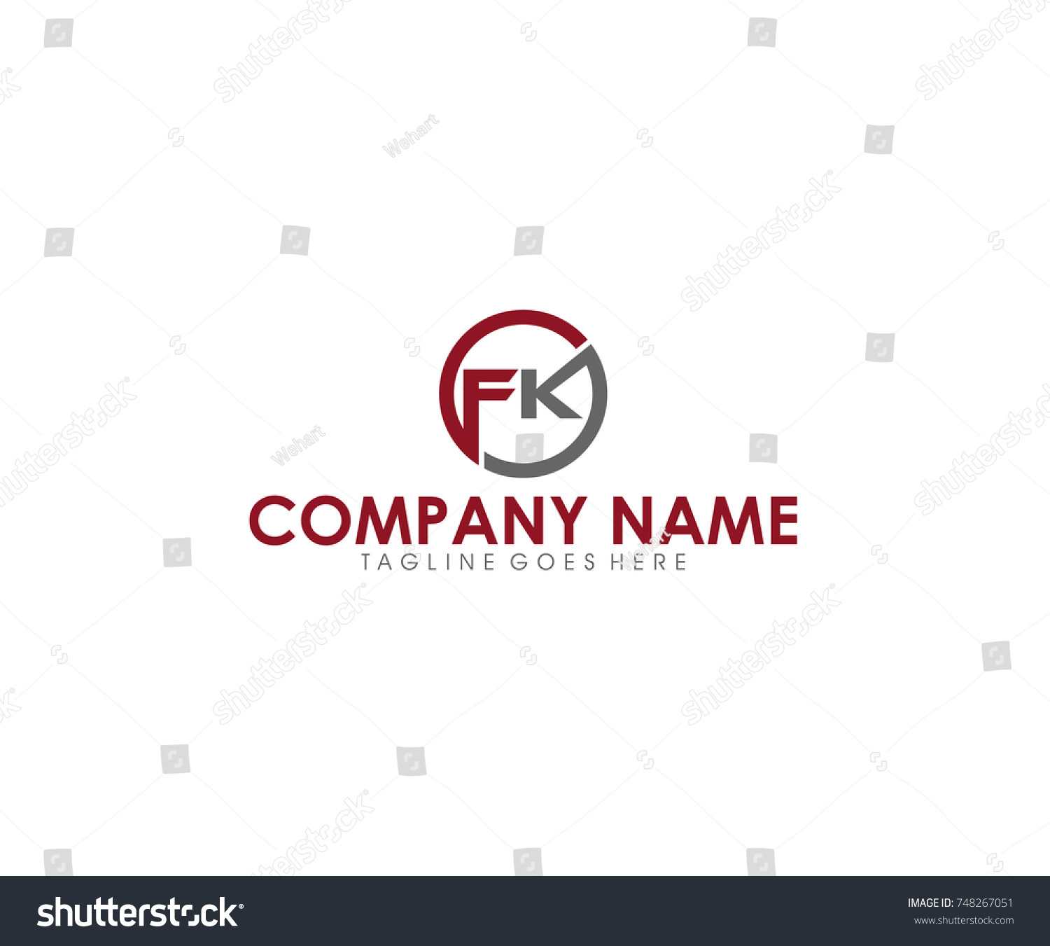 Fk Vector Logo Stock Vector (Royalty Free) 748267051 | Shutterstock