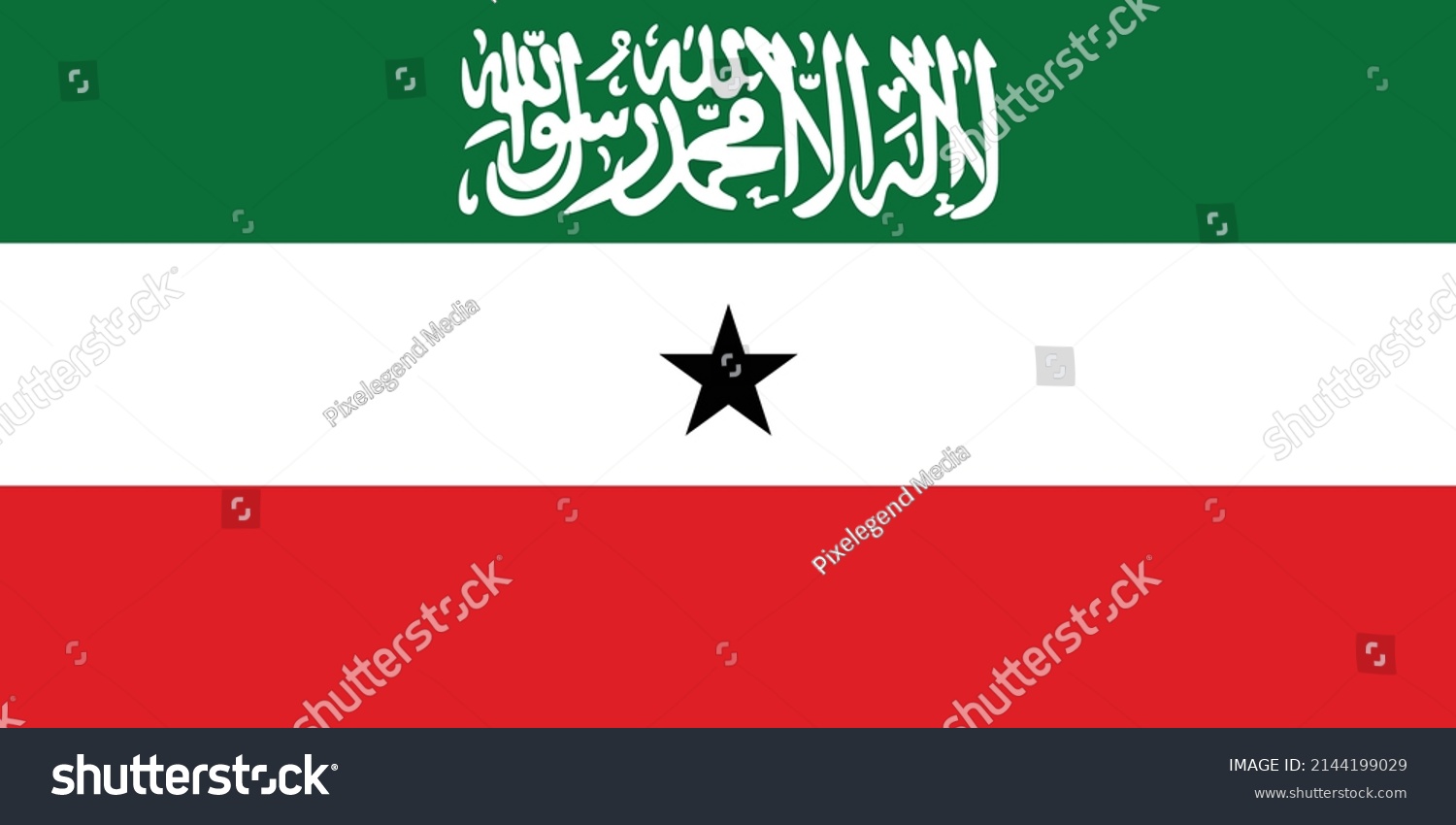 Flag Somaliland Vector Format Eps10 Stock Vector (Royalty Free ...