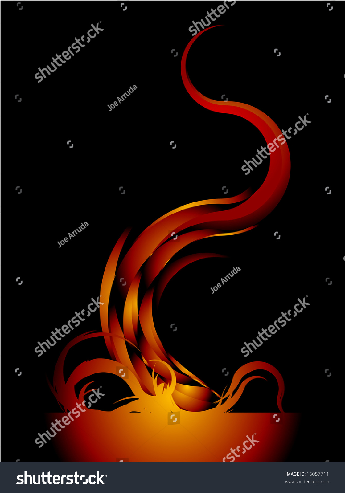 Flame Stock Vector (Royalty Free) 16057711 | Shutterstock