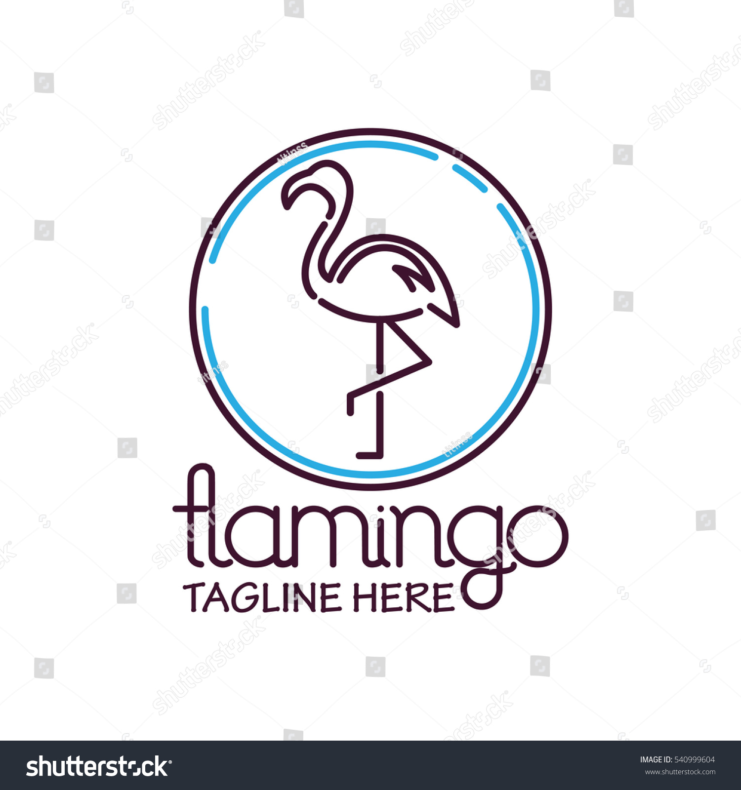 Flamingo Vector Logo